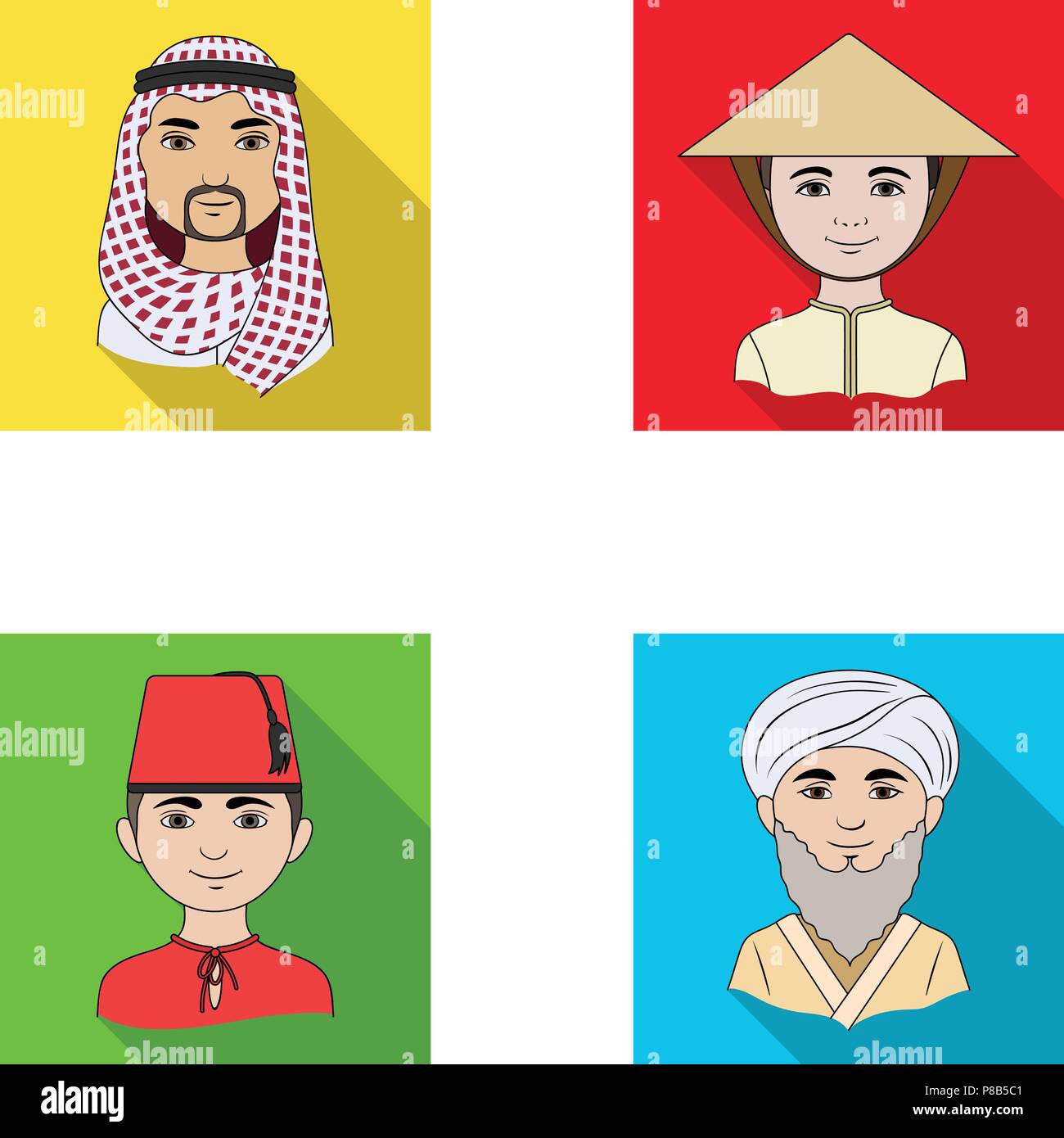 appearance,arabic,asia,collection,custom,flat,human,icon,illustration ...