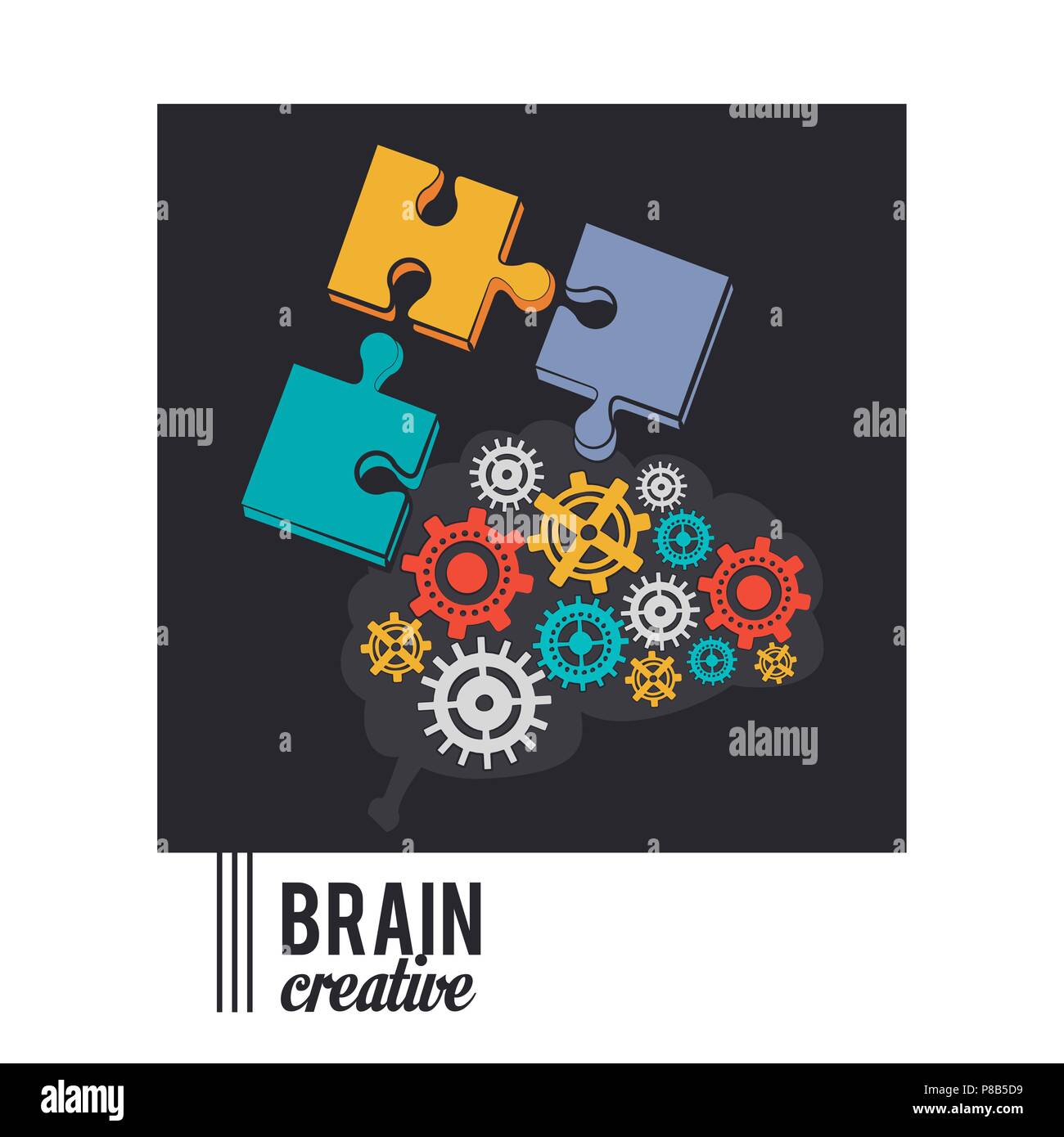 Brain creative concept Stock Vector Image & Art - Alamy