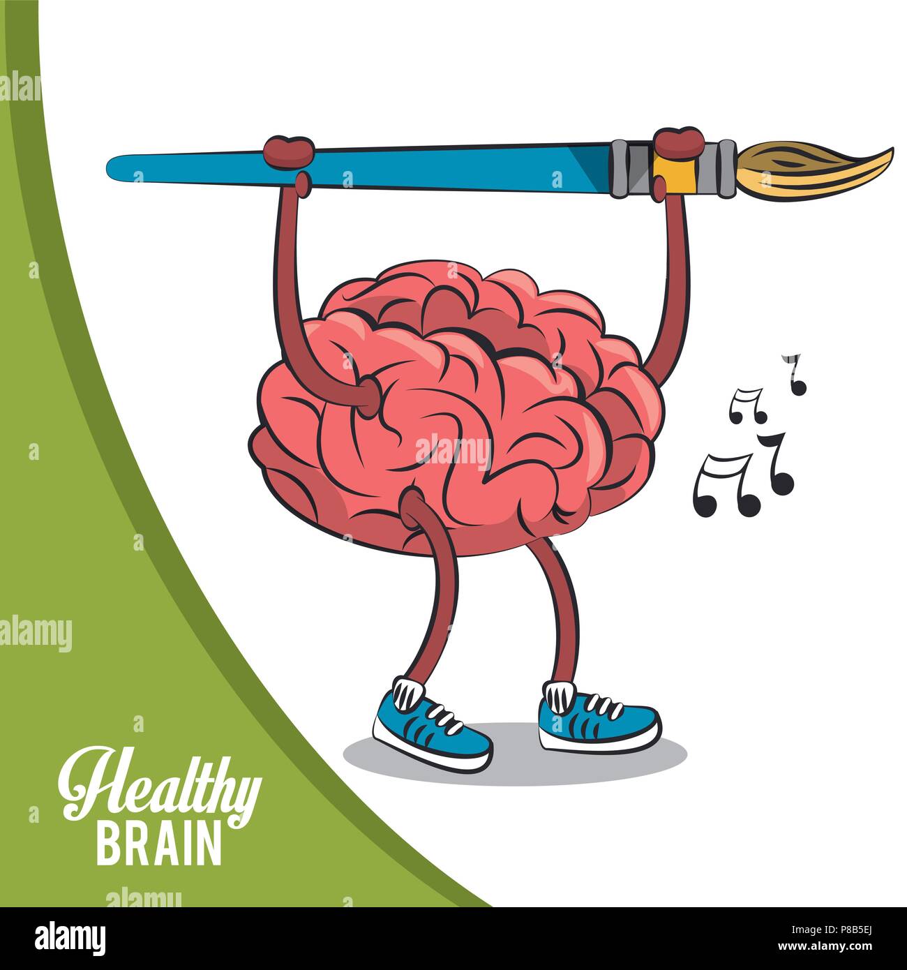 Healthy brain concept Stock Vector Image & Art - Alamy