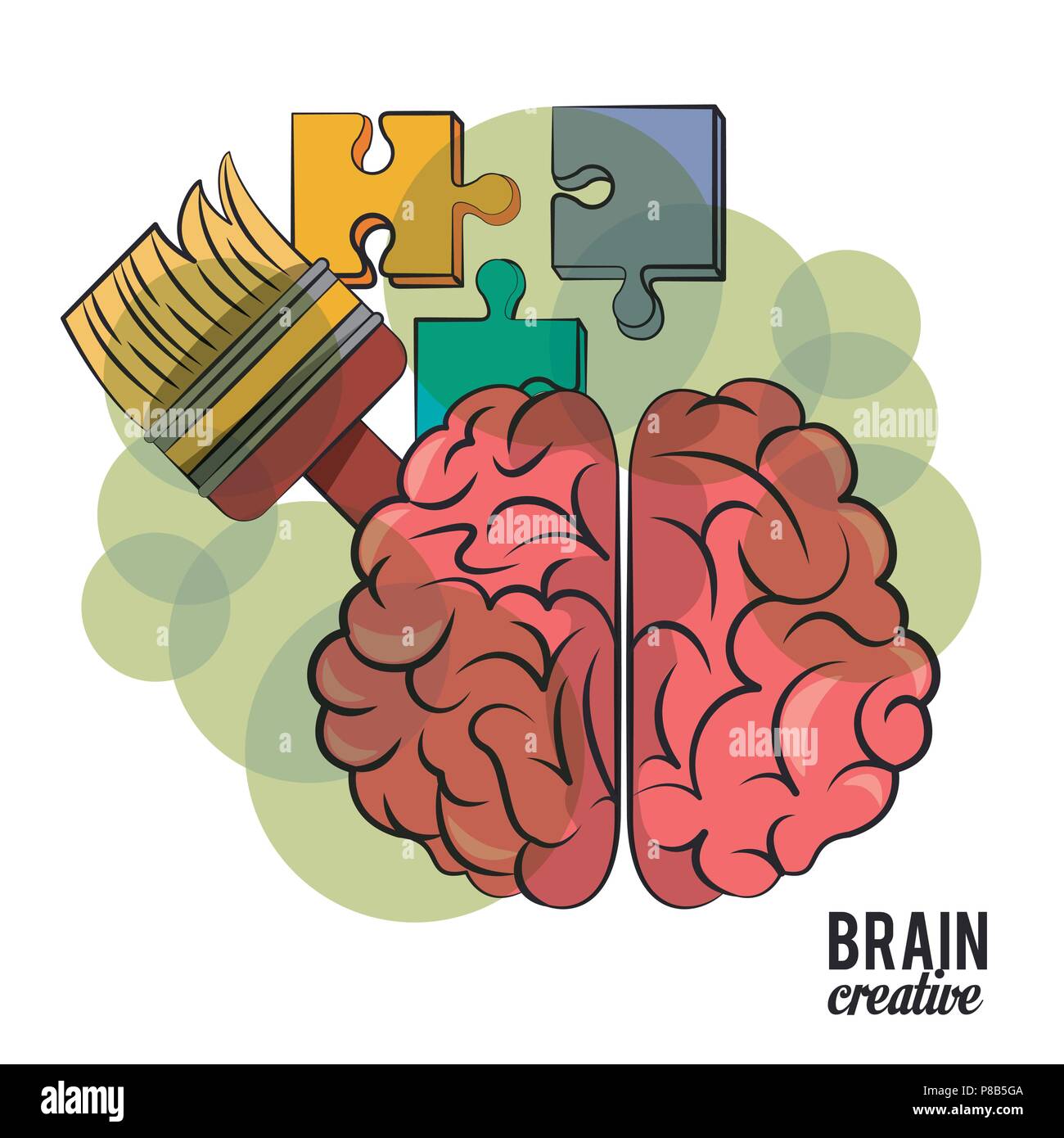 Brain creative concept Stock Vector Image & Art - Alamy