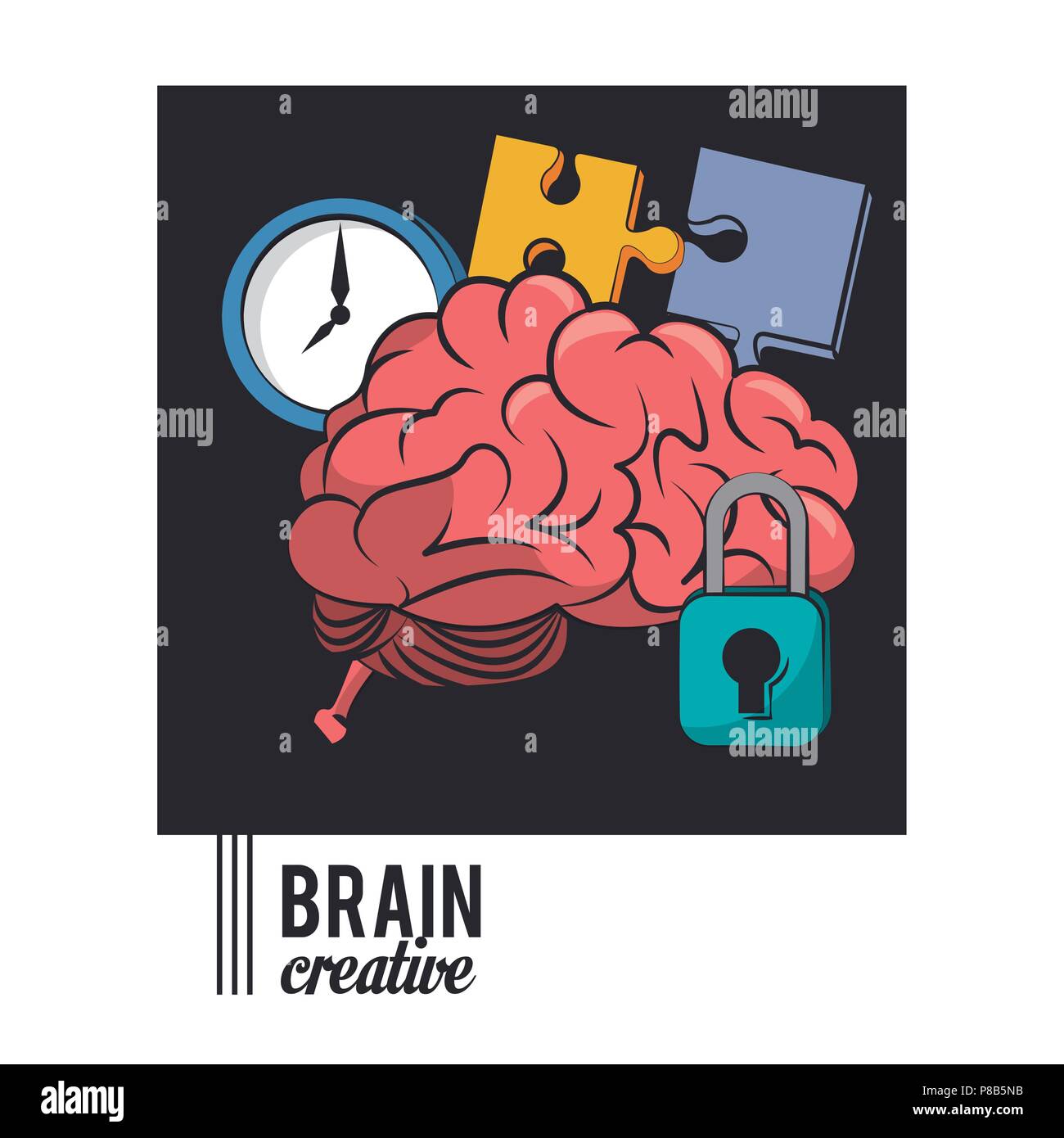 Brain creative concept Stock Vector Image & Art - Alamy