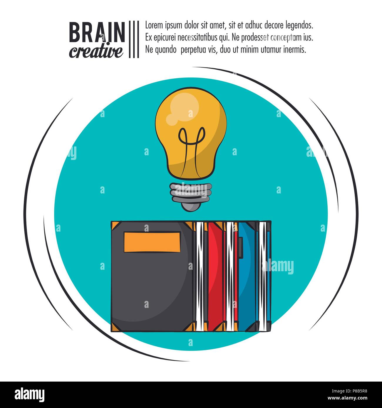 Brain creative poster Stock Vector Image & Art - Alamy