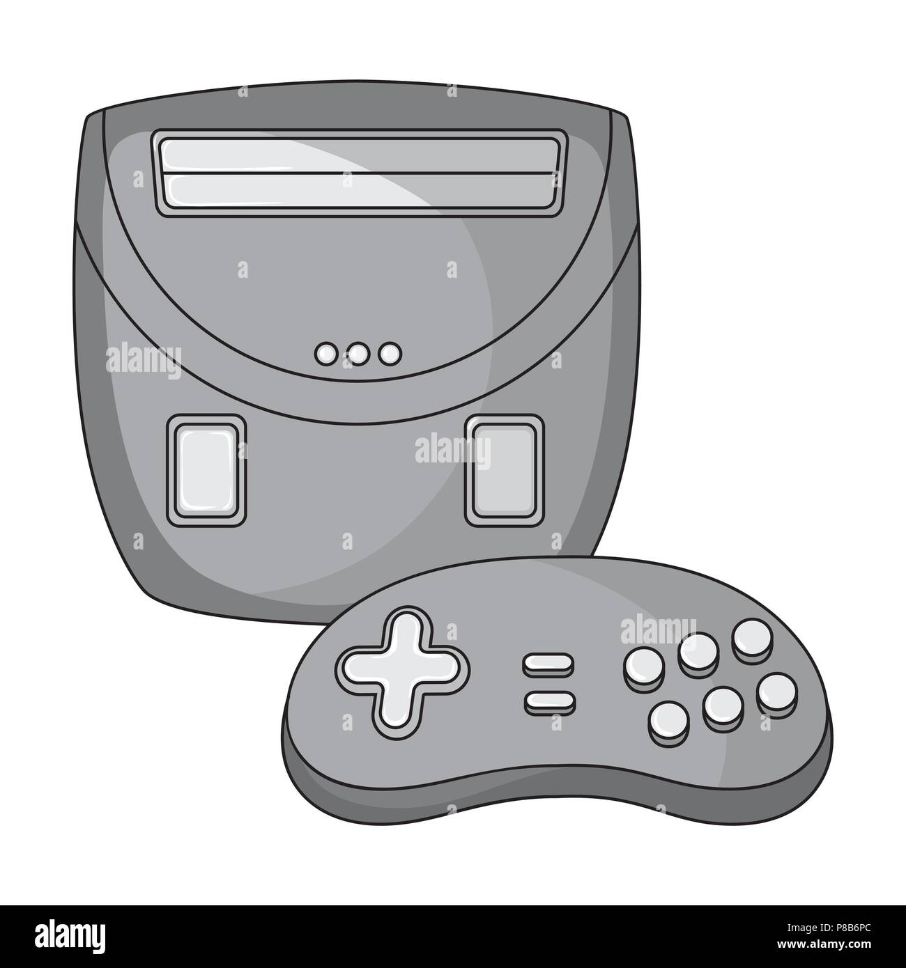 Game console single icon in monochrome style for design.Car maintenance ...