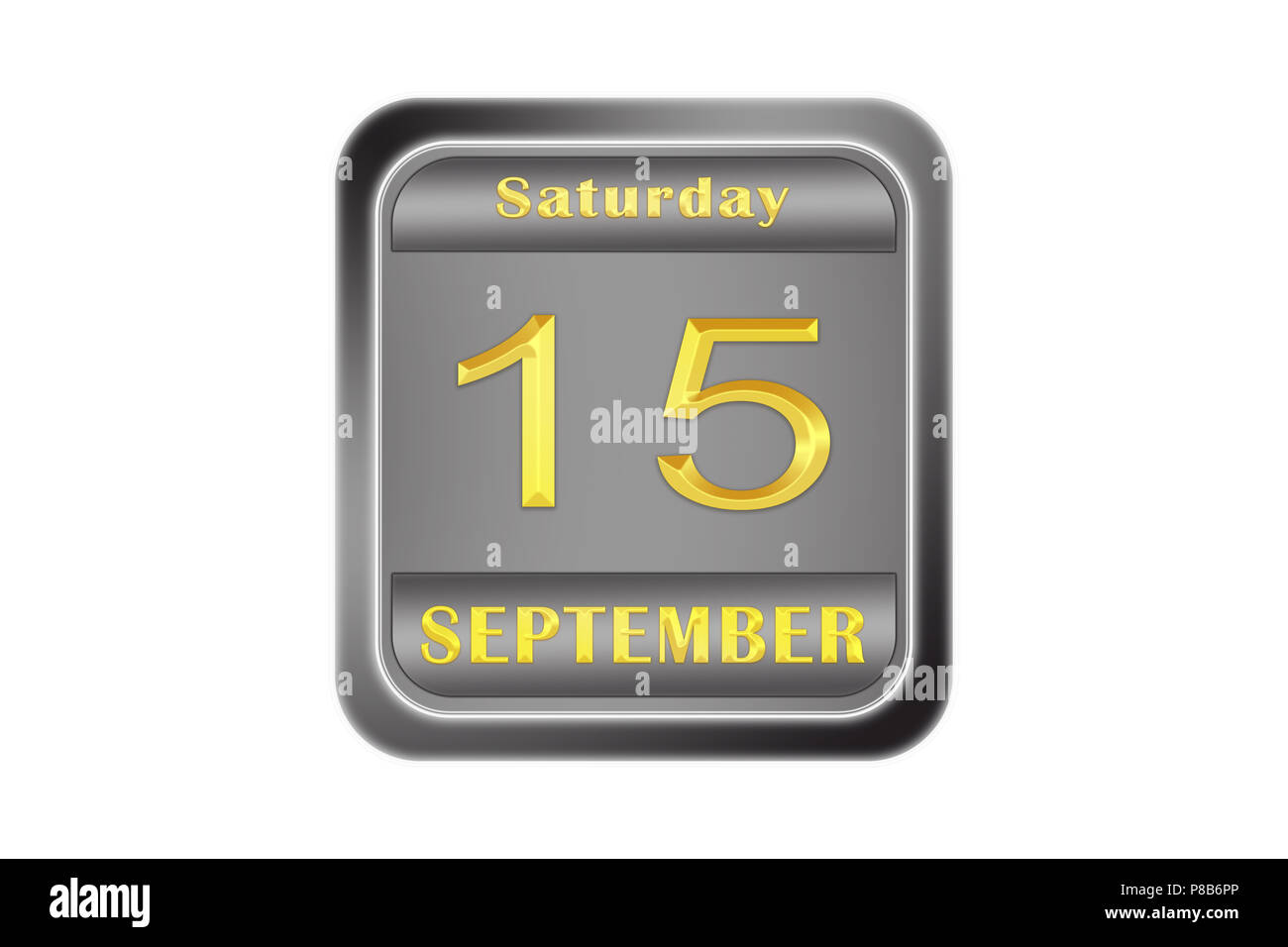 Gold number 15 Cut Out Stock Images & Pictures - Alamy