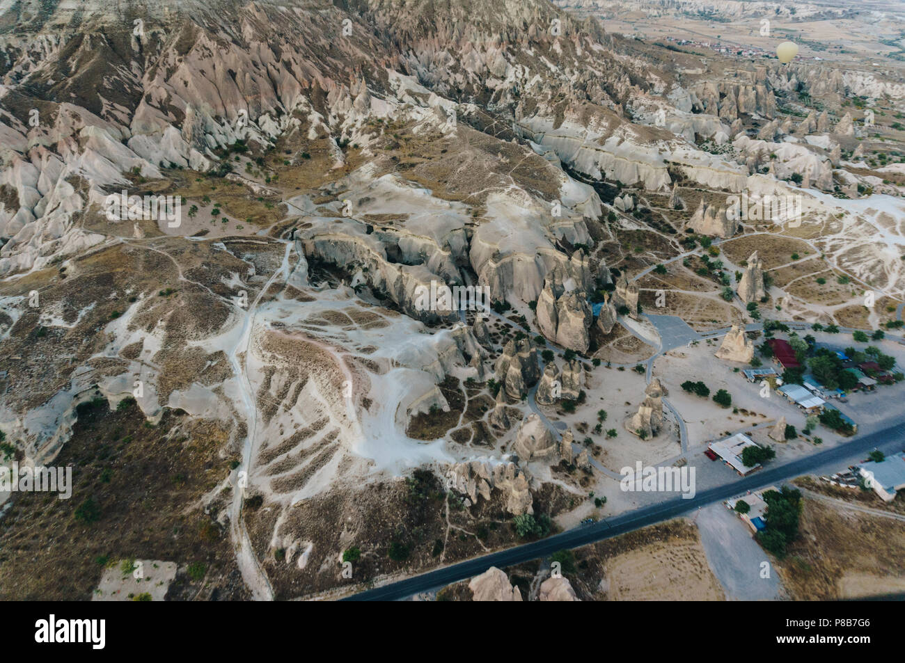 Aerial view of fairy chimneys, Cappadocia, Turkey Stock Photo - Alamy