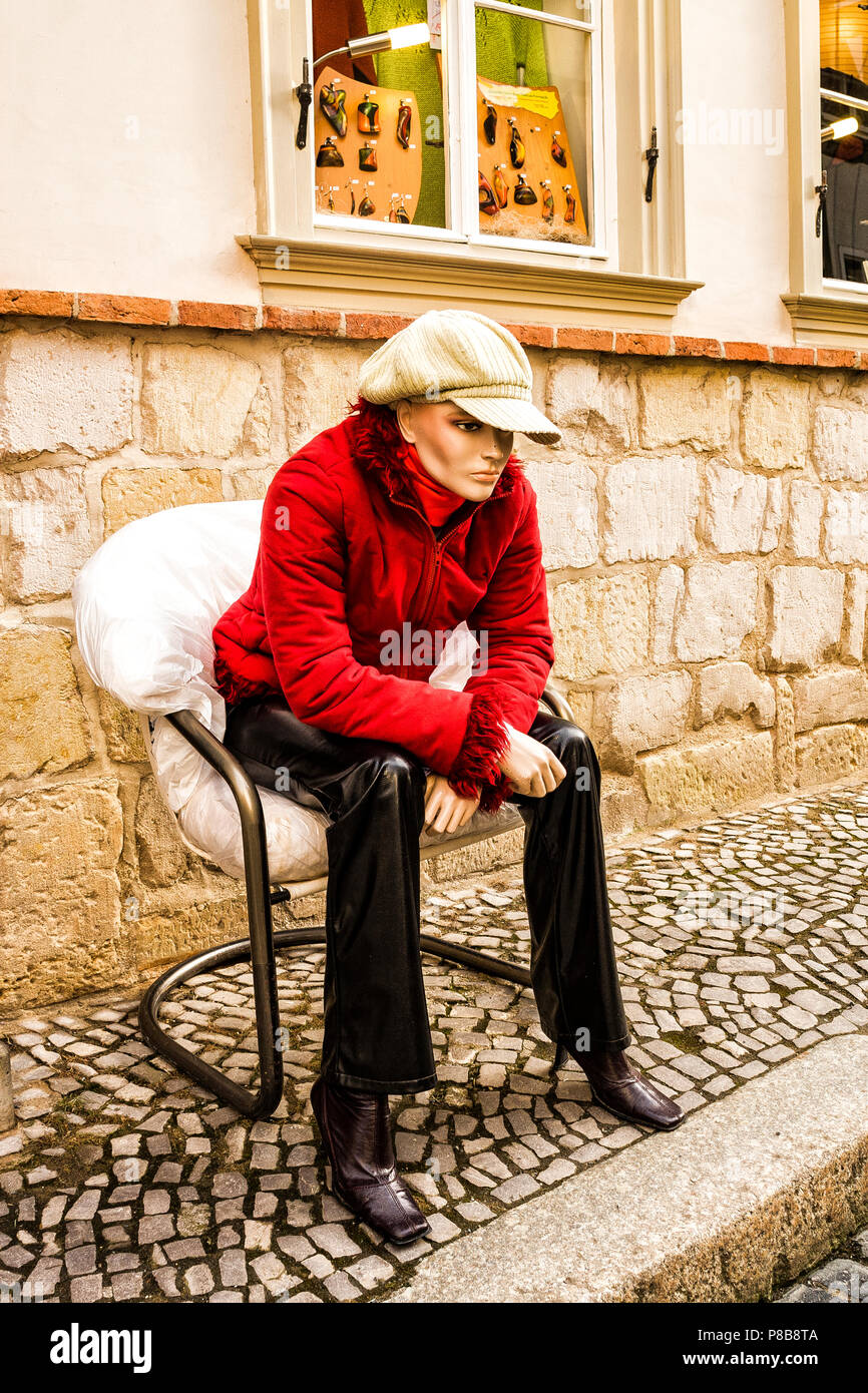 Shop Mannequin Sitting High Resolution Stock Photography and Images - Alamy