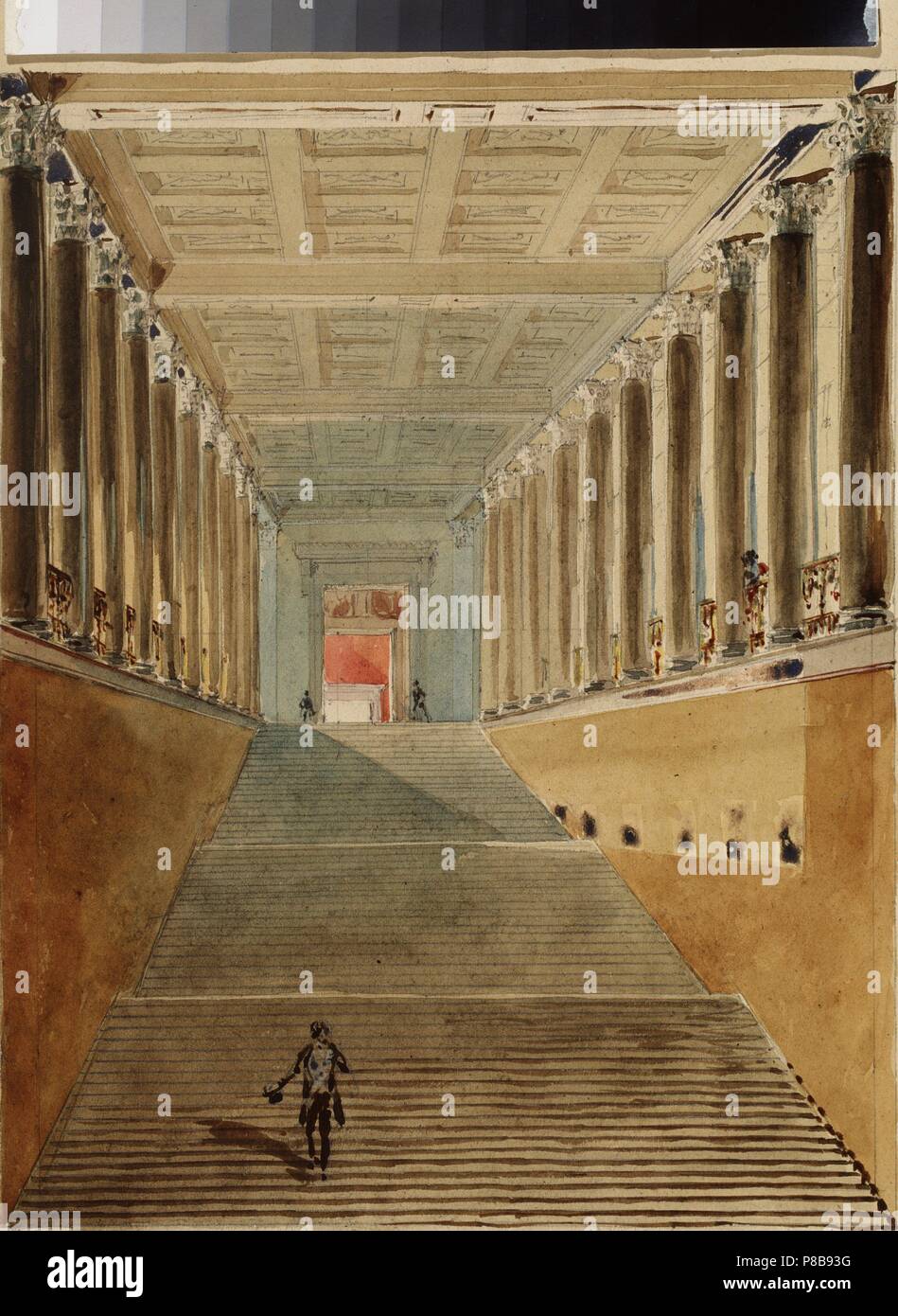 The Grand staircase of the Winter palace (Also known as Ambassador's ...