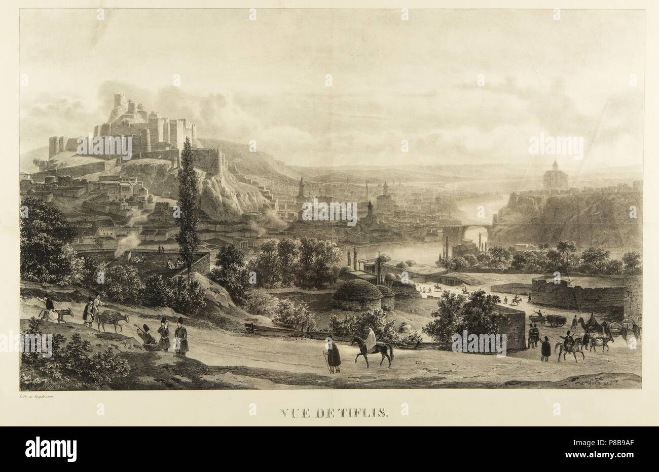 View of Tiflis. Museum: PRIVATE COLLECTION Stock Photo - Alamy