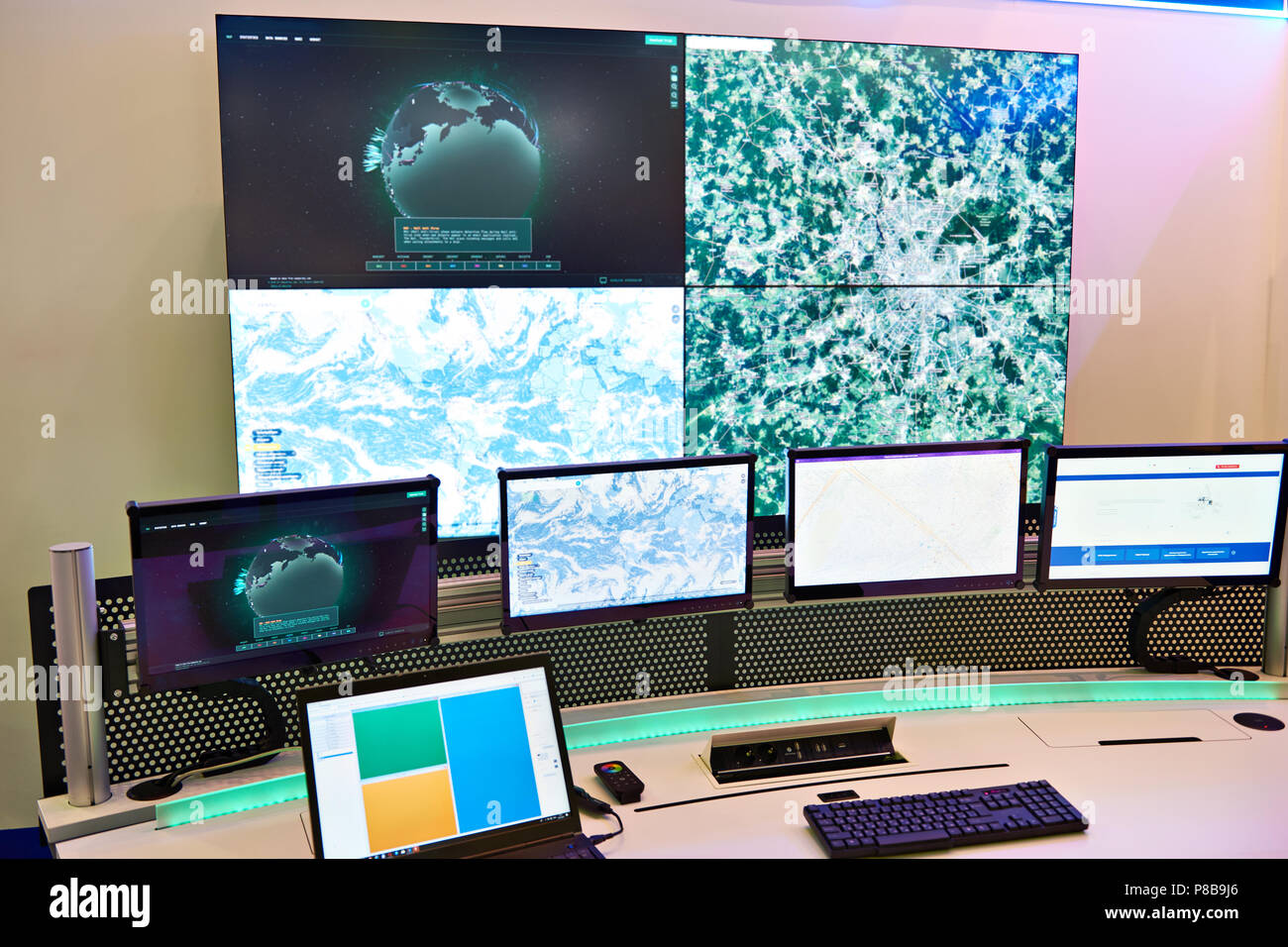 Digital control system and a dispatch center Stock Photo - Alamy