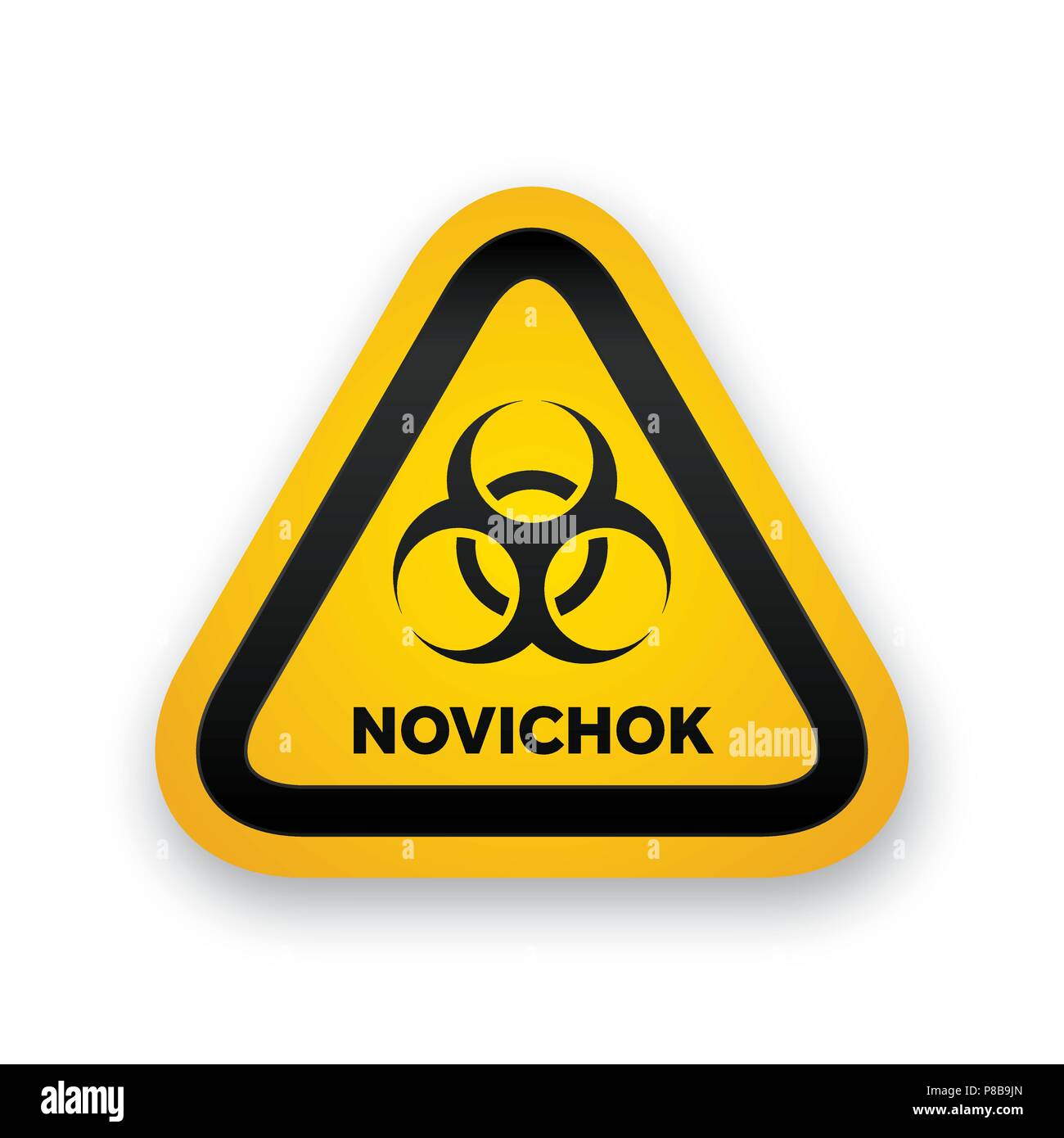 Novichock chemical nerve agent warning icon Stock Vector Image & Art ...