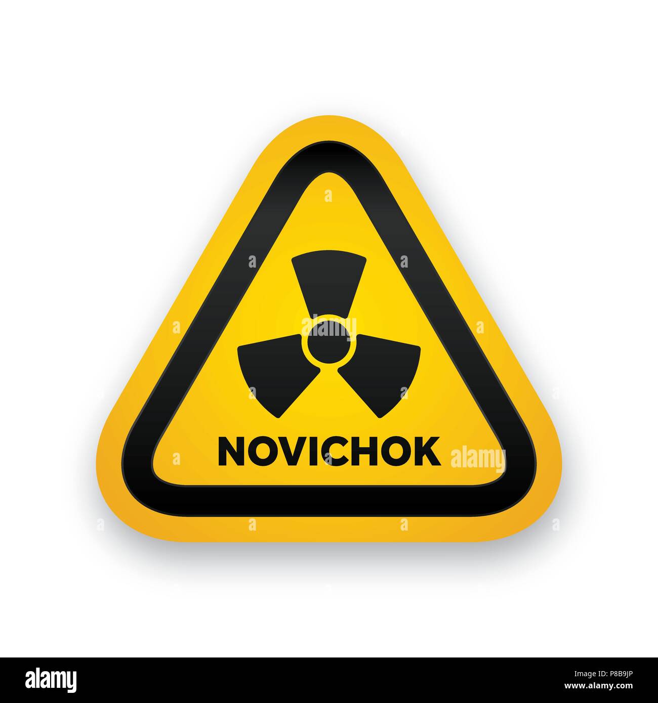 Novichock chemical nerve agent warning icon Stock Vector Image & Art ...