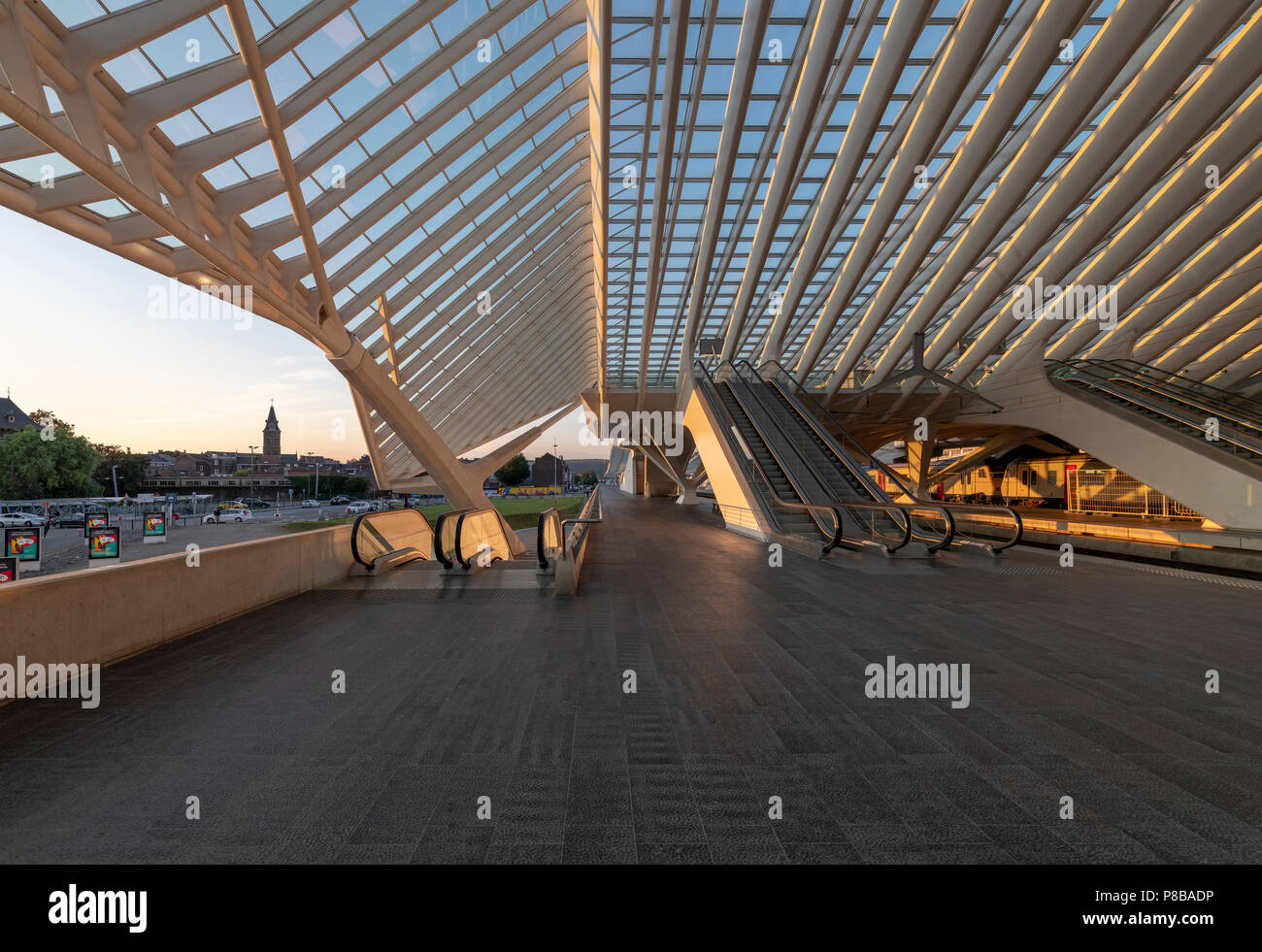 Liege Guillemins Station in Belgium, Architect Santiago Calatrava Stock ...