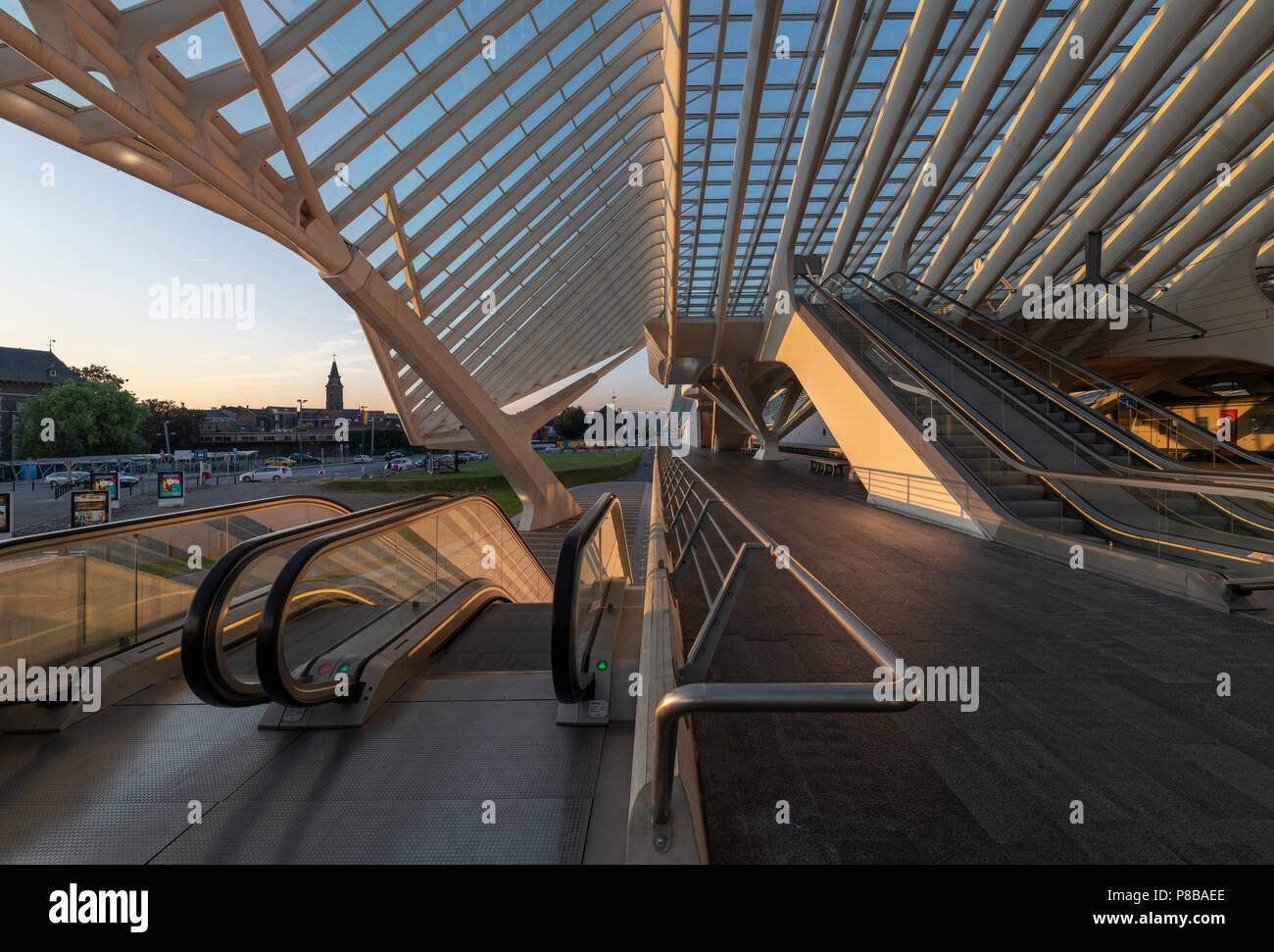 Liege Guillemins Station in Belgium, Architect Santiago Calatrava Stock ...