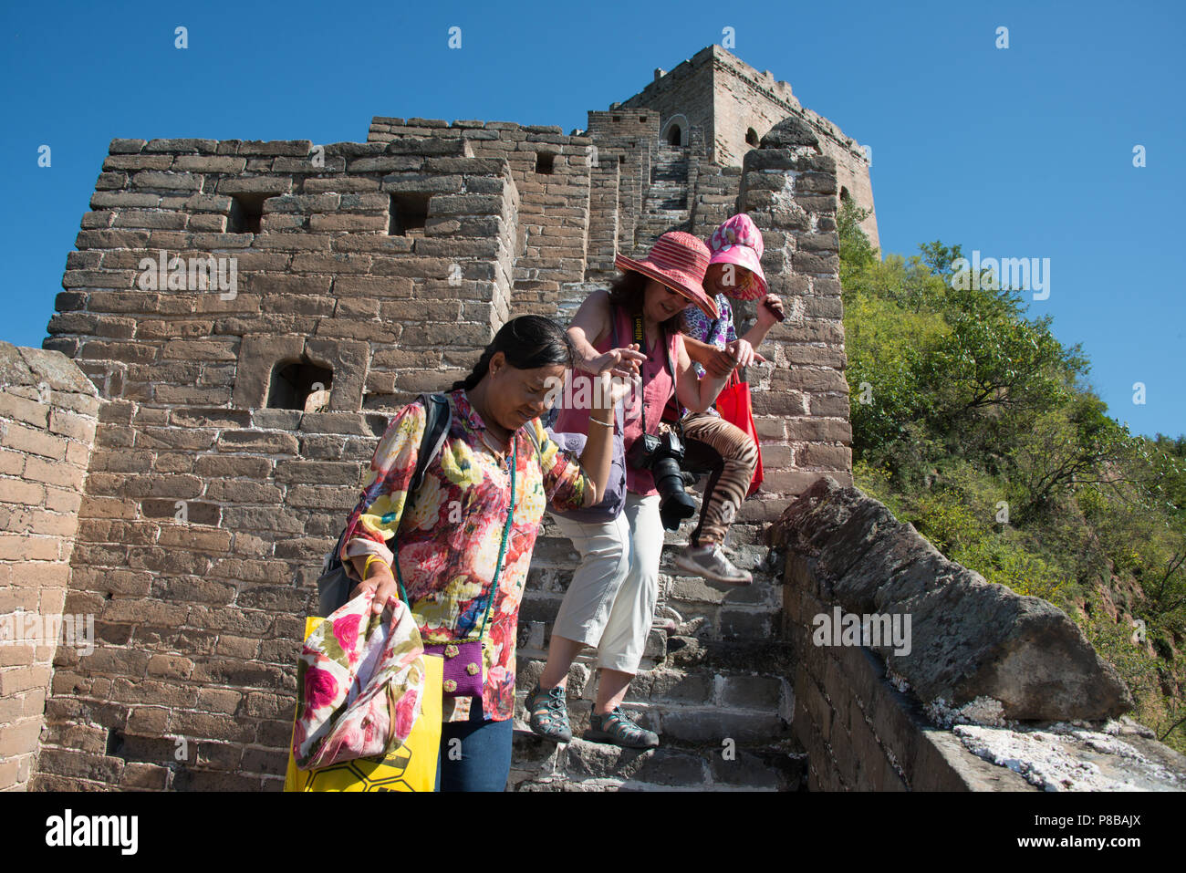 Great Wall Badaling Changcheng Beijing High Resolution Stock ...