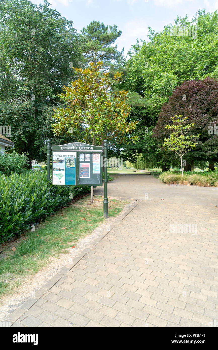 Park notice board hi-res stock photography and images - Alamy