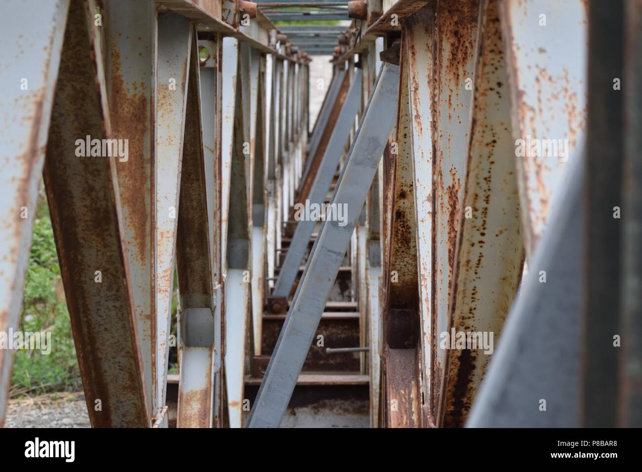 Aging steel bridge in hi-res stock photography and images - Alamy