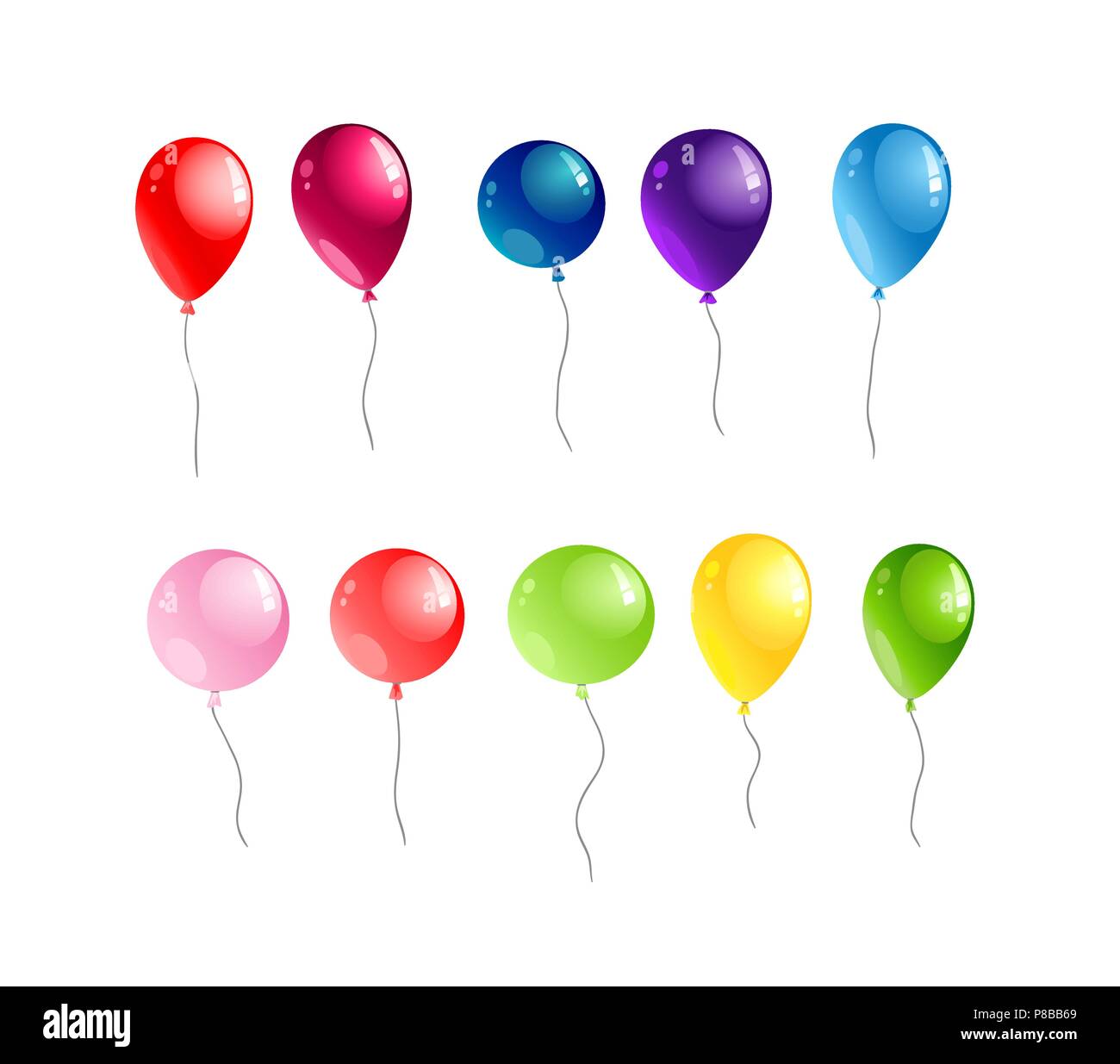 Balloons object isolated Stock Vector Image & Art - Alamy
