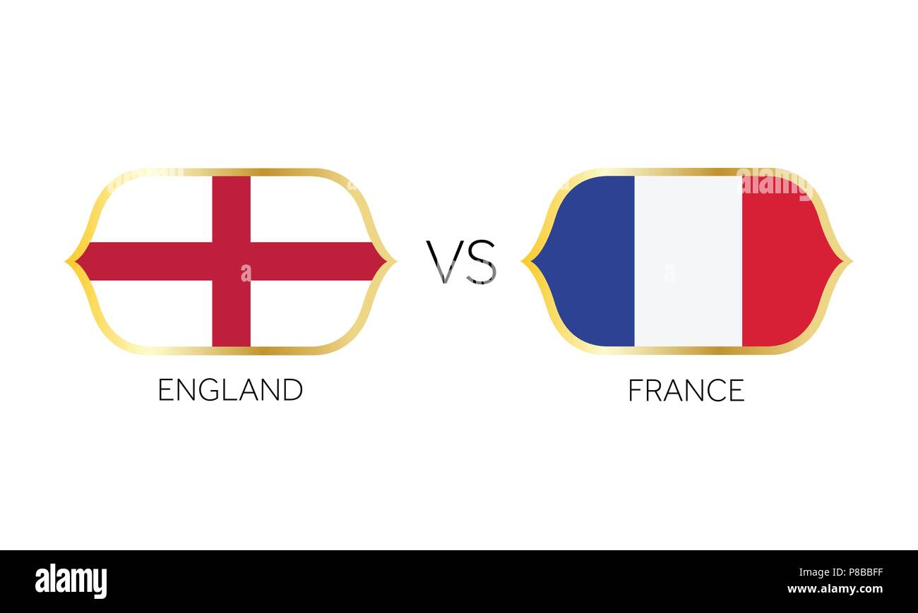 England versus France soccer match vector Stock Vector Image & Art - Alamy