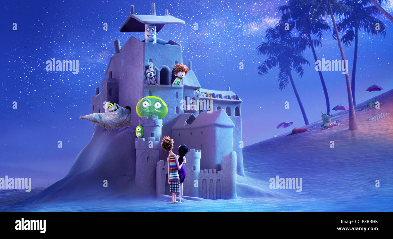 HOTEL TRANSYLVANIA 3: SUMMER VACATION, clockwise from top: Frank (voice ...