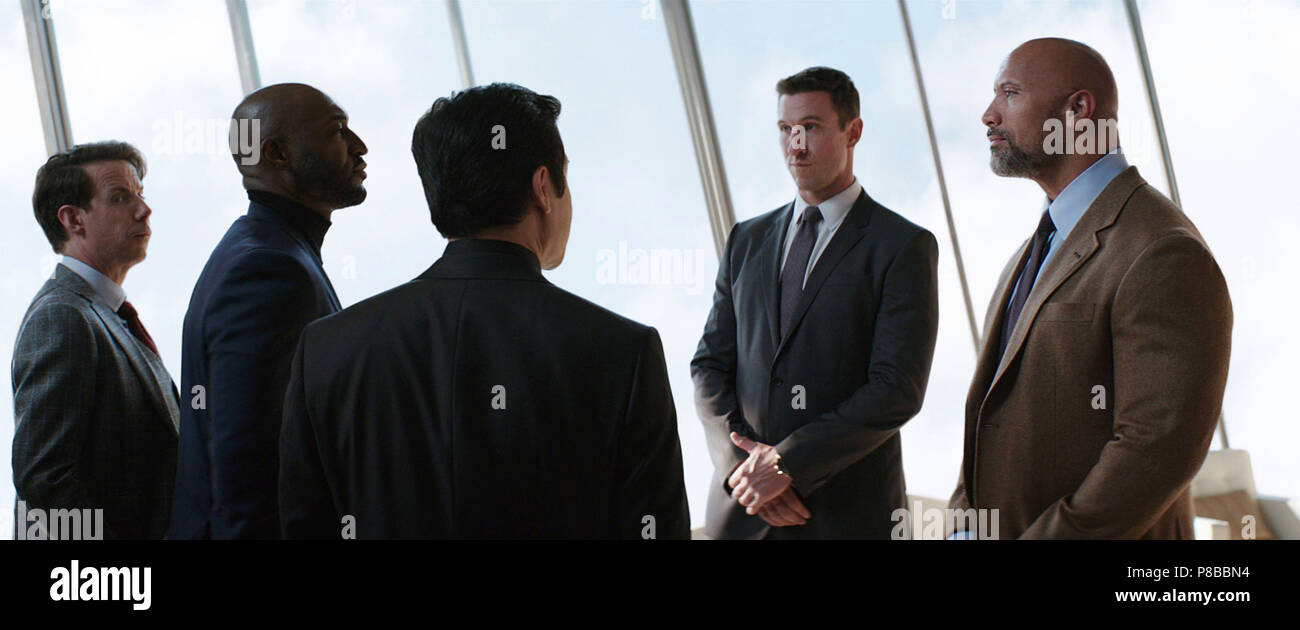 SKYSCRAPER, from left: Noah Taylor, Adrian Holmes, Chin Han, Pablo ...