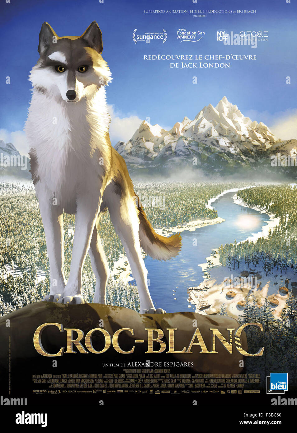 WHITE FANG, (aka CROC-BLANC), French poster, 2018. © Netflix /Courtesy ...