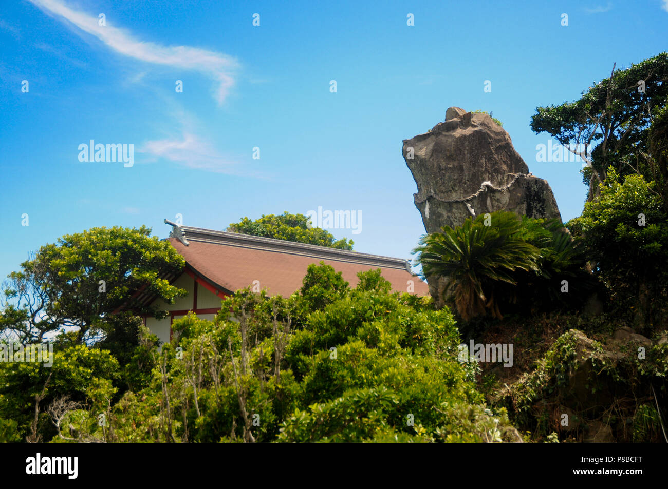 Dog Rock at the Udo Jingu - Shinto Shrine located in Miyazaki, Japan ...