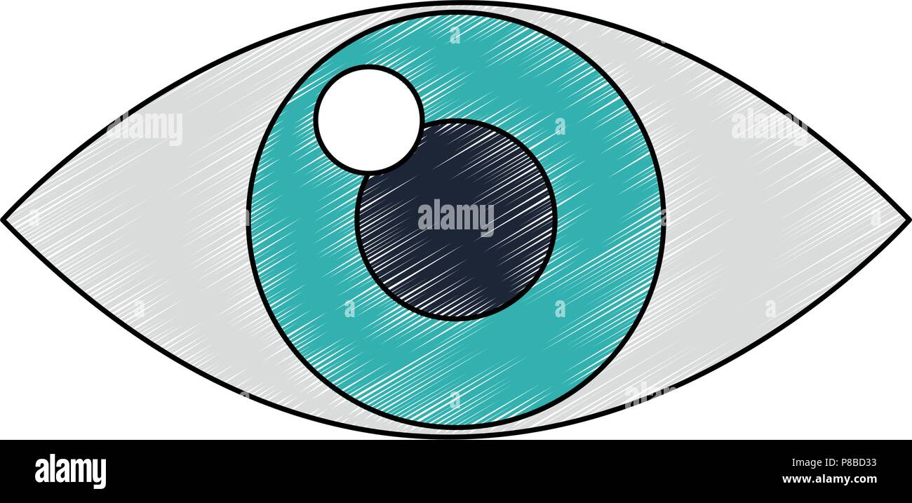 Human eye symbol scribble Stock Vector Image & Art - Alamy