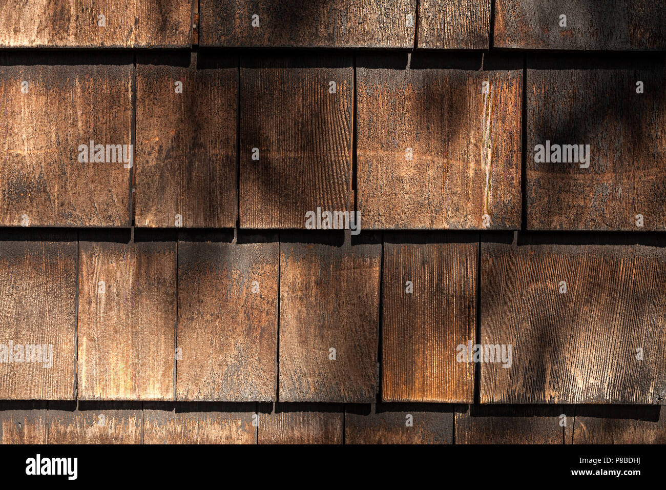 Wooden tile roof background, texture Stock Photo - Alamy