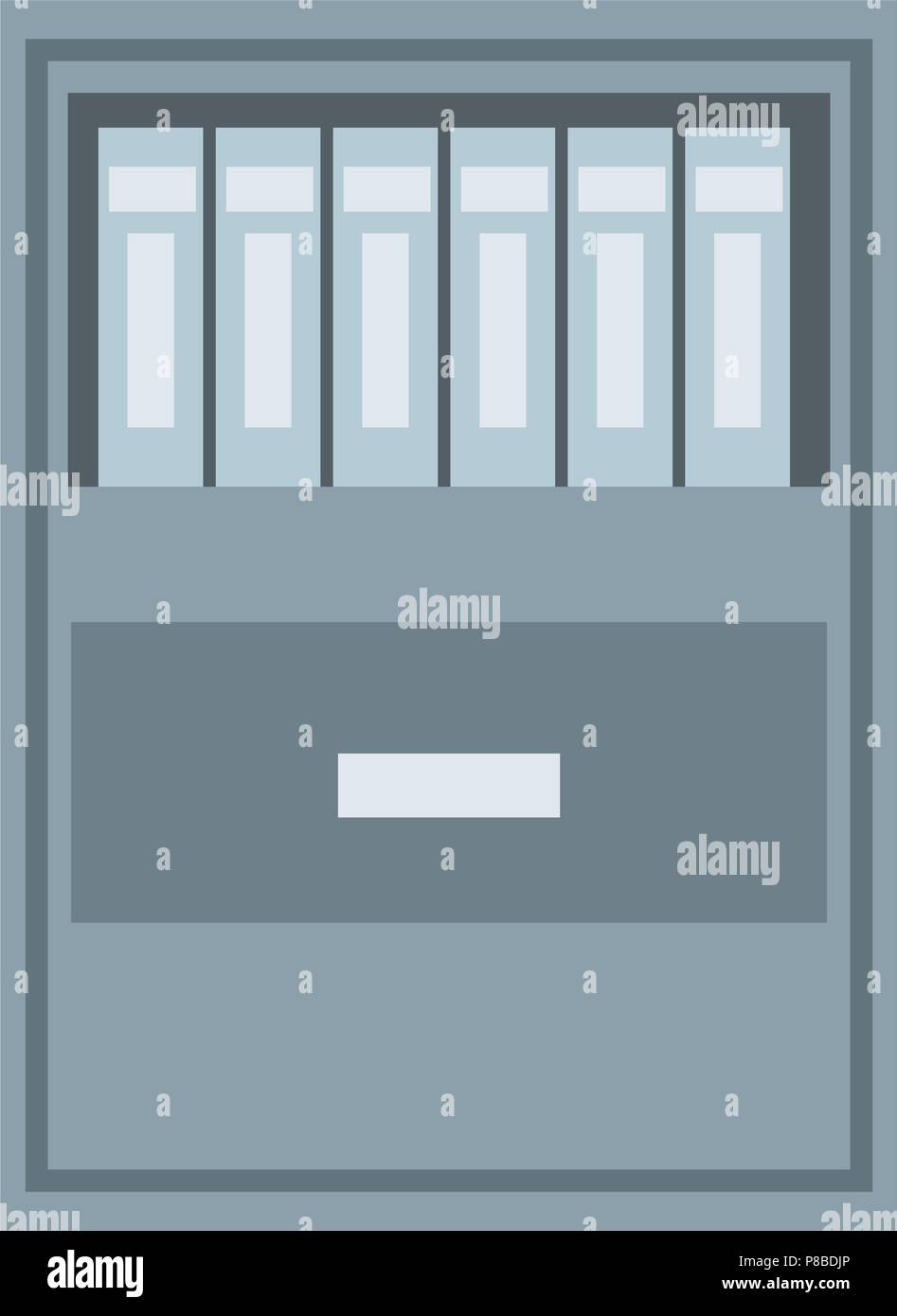 File cabinet wall Stock Vector Images - Alamy