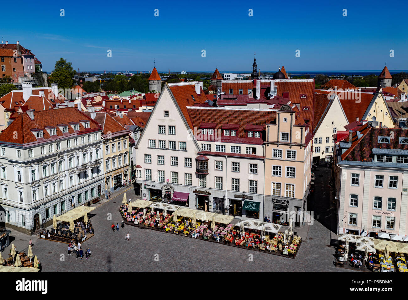 Landscape view of Tallin, Estonia Stock Photo - Alamy