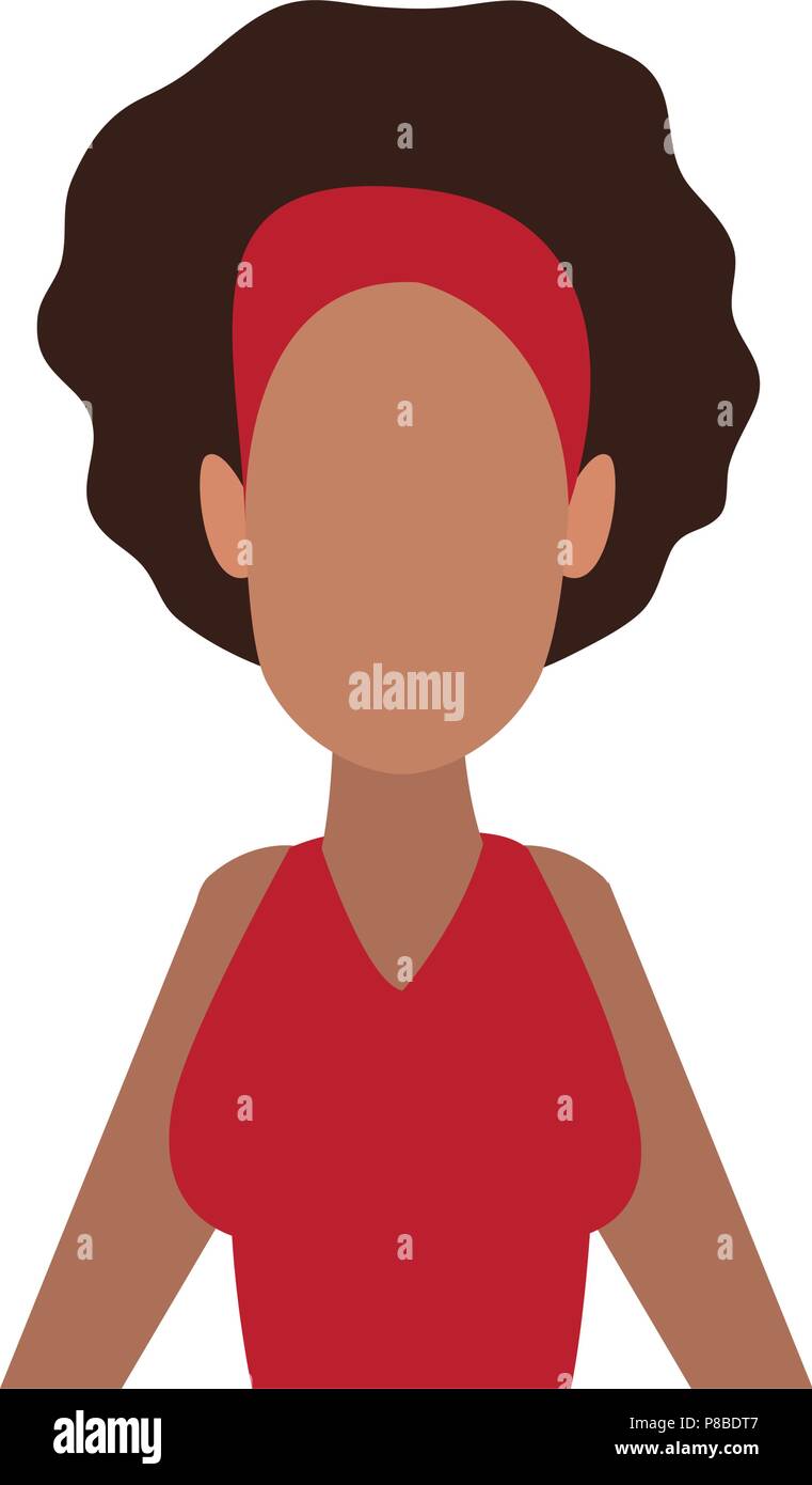 Young woman faceless cartoon Stock Vector Image & Art - Alamy