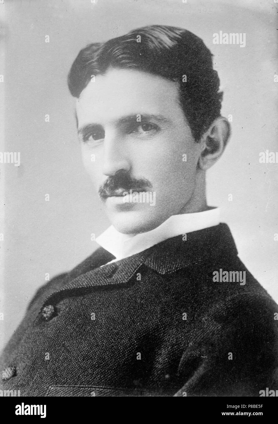 Nikola Tesla (1856-1943). Museum: PRIVATE COLLECTION Stock Photo - Alamy