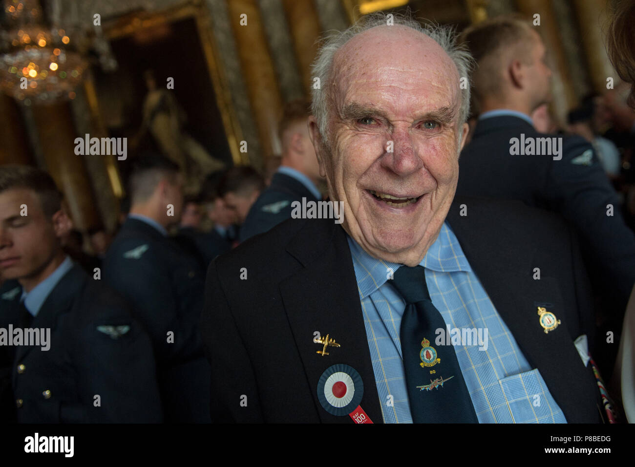 Wing commander jack harris attends hi-res stock photography and images ...