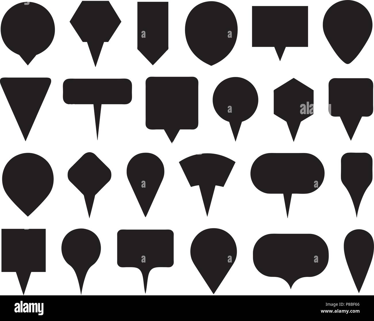 Empty balloon note illustration Stock Vector Images - Alamy