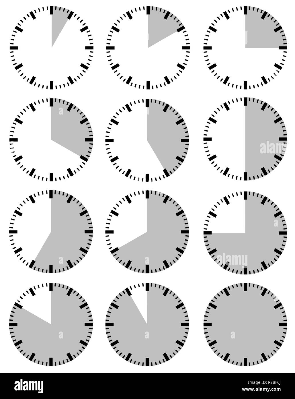 Timers illustration Black and White Stock Photos & Images - Alamy