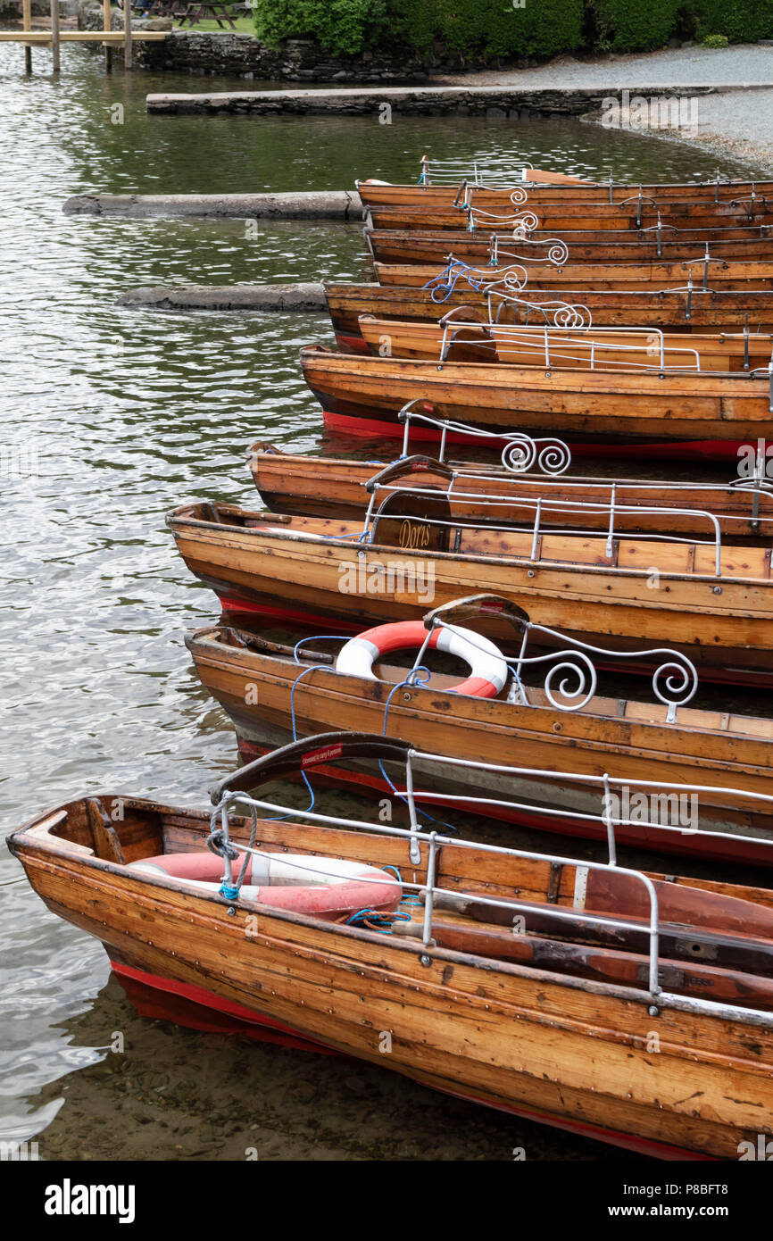 Lake district cumbria england rowboats hi-res stock photography and ...