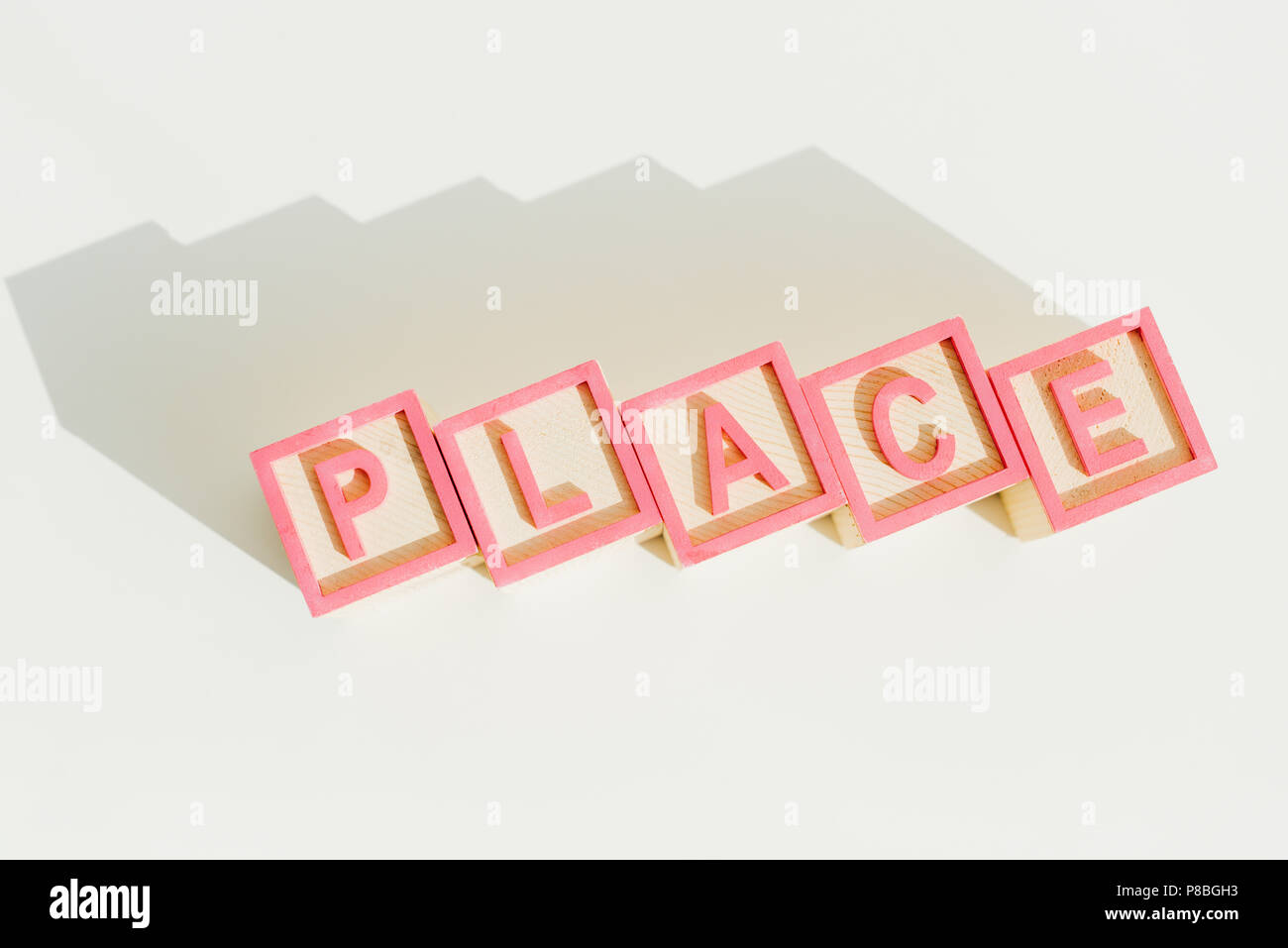 Letter wooden blocks hi-res stock photography and images - Alamy