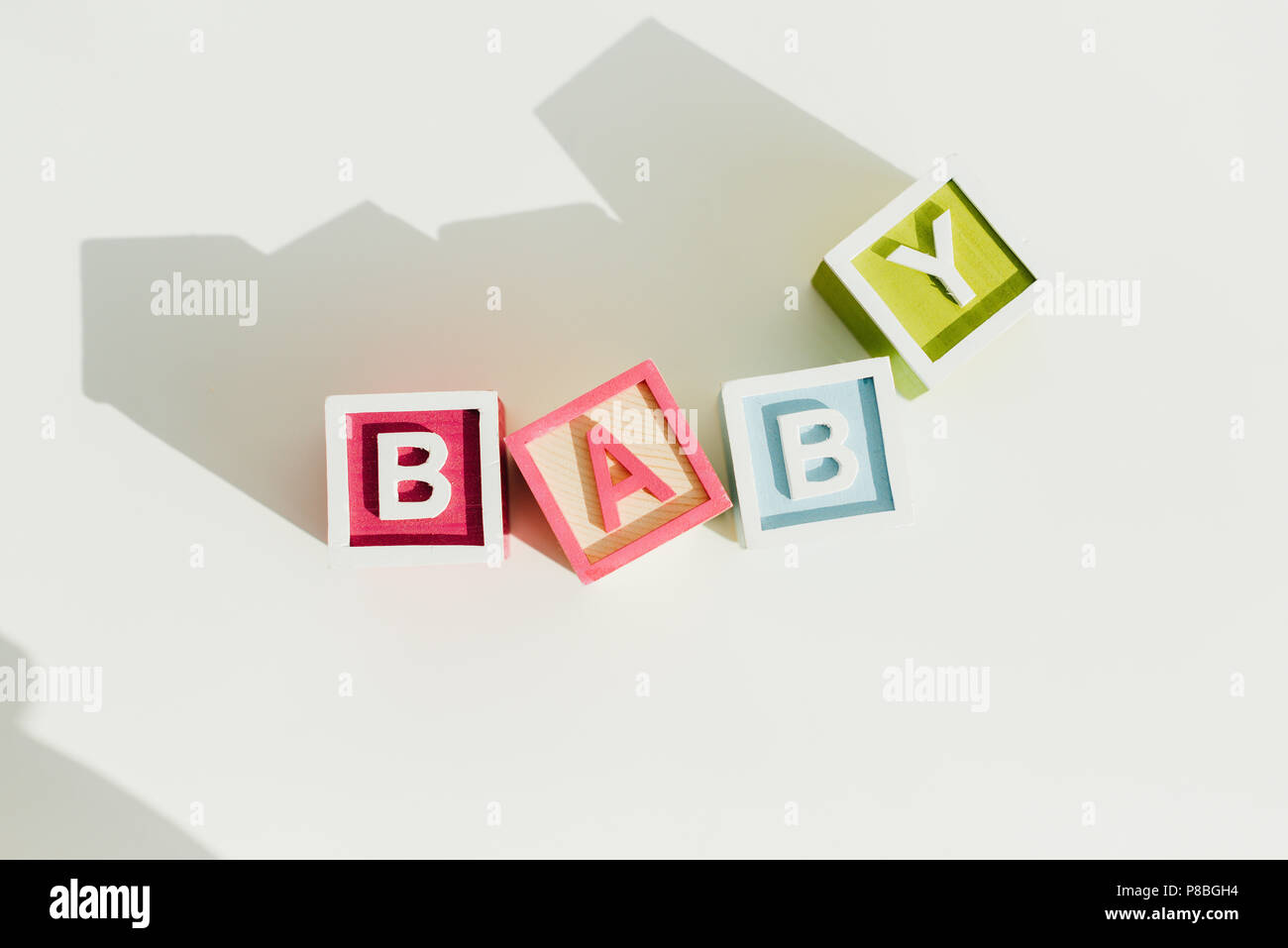 Letter wooden blocks hi-res stock photography and images - Alamy