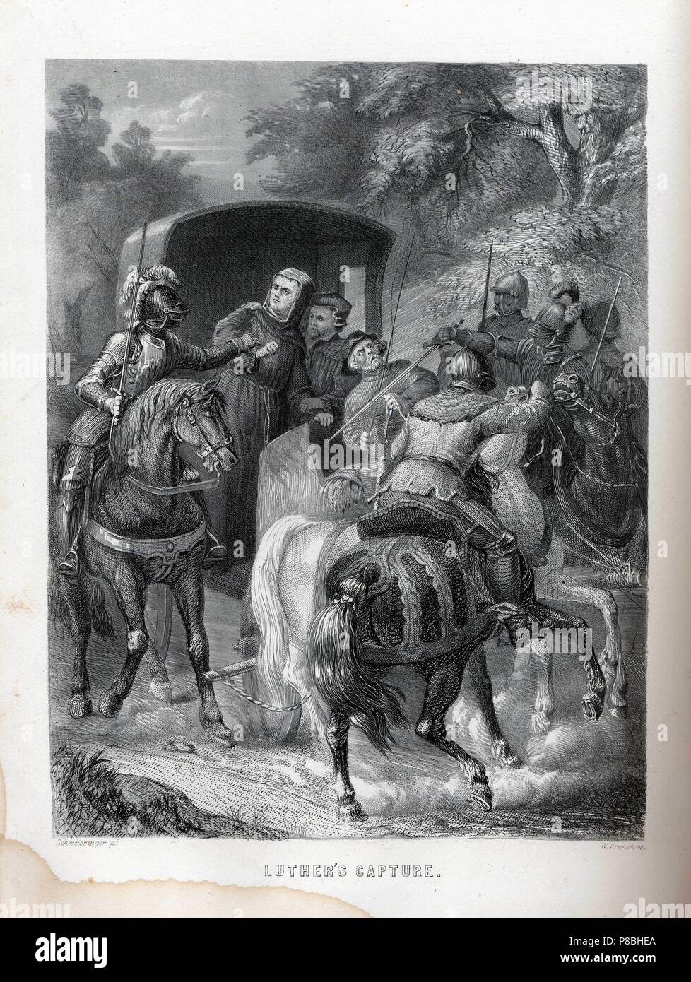 Luther's Capture. Museum: PRIVATE COLLECTION Stock Photo - Alamy