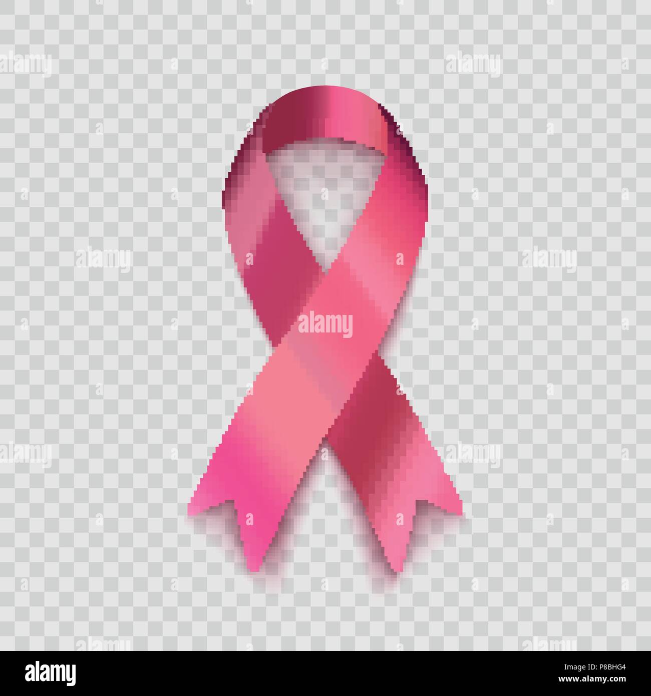 Stock Vector Illustration Pink Ribbon Stock Vector Image And Art Alamy