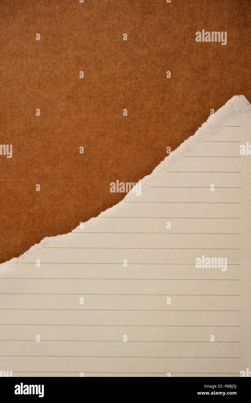 paper ripped in half Stock Photo - Alamy