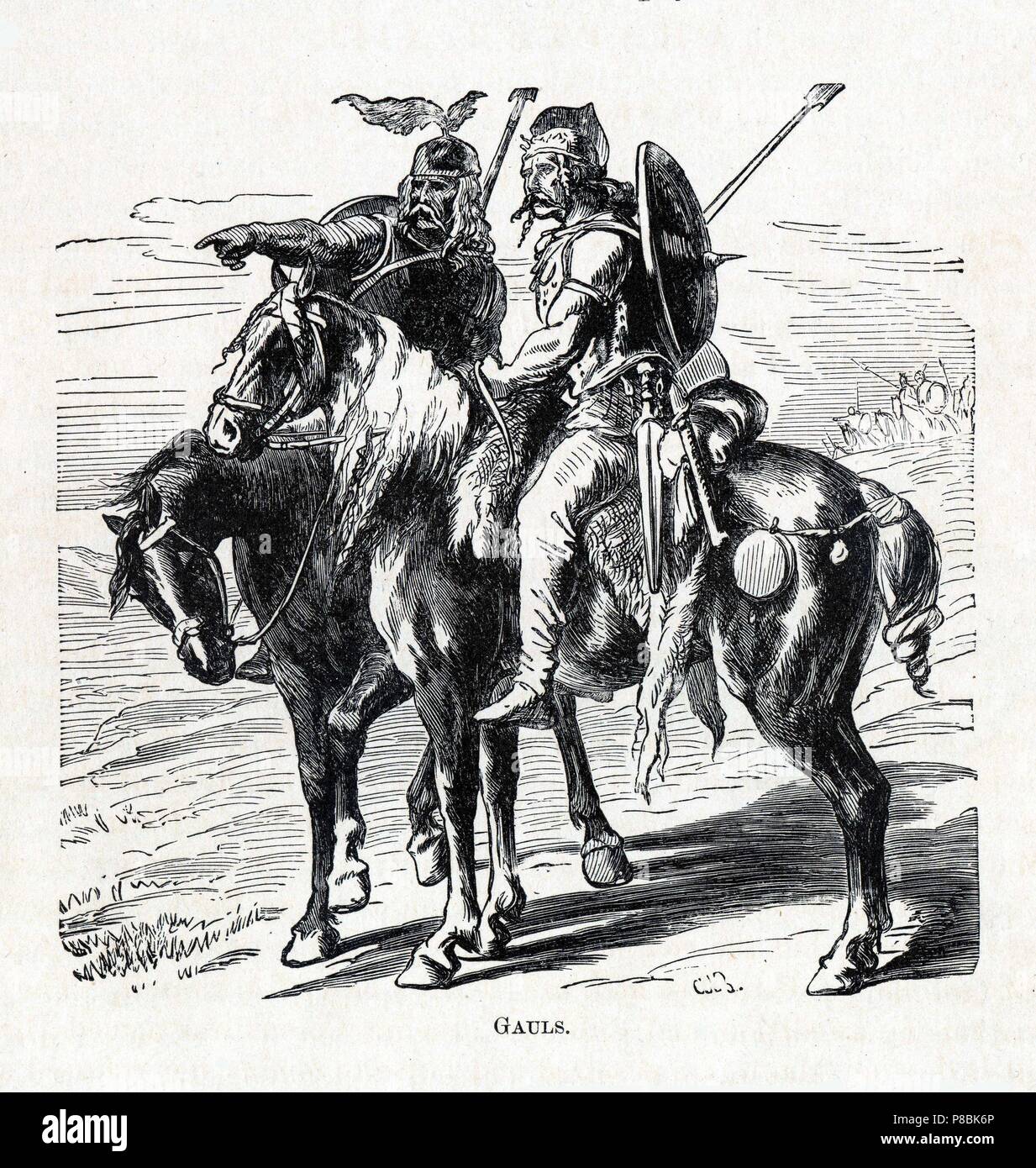 Gauls. Museum: PRIVATE COLLECTION Stock Photo - Alamy