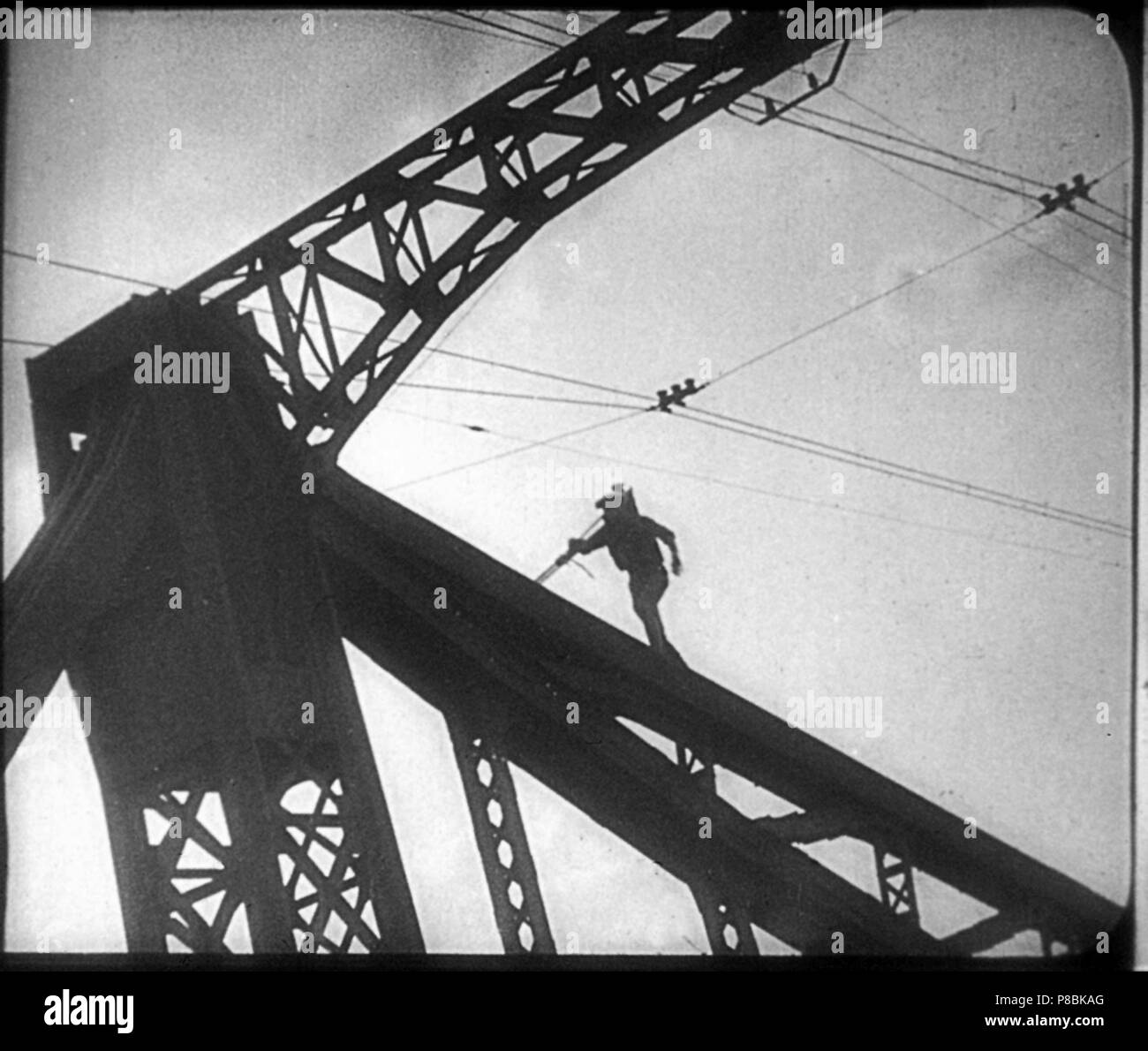 Scene from the film Man with a Movie Camera by Dziga Vertov. Museum: State Central Cinema Museum ...