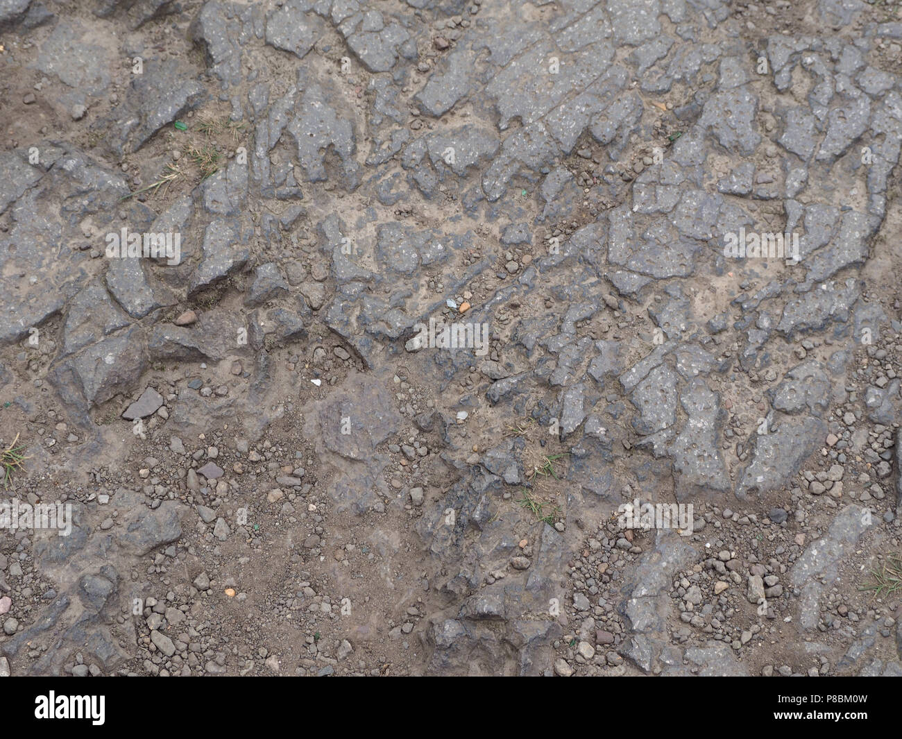 volcanic rock formed from magma erupted from a volcano Stock Photo - Alamy