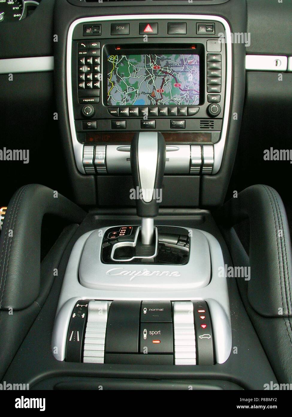 Porsche Cayenne Turbo 2003 model Fast SUV - showing tiptronic automatic ...