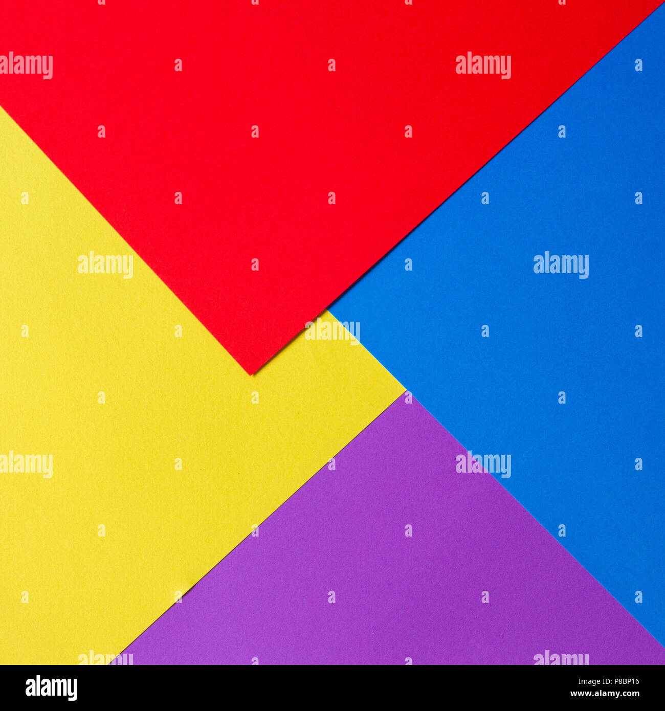 Colorful paper background with red, blue, violet and yelloe tones Stock ...