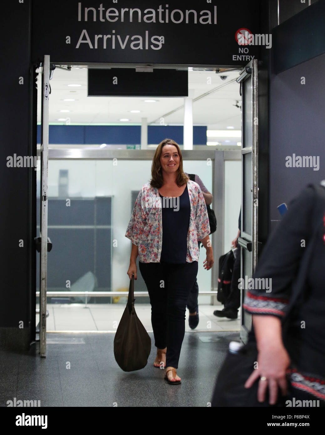 Hannah Deacon, the mother of six-year-old Alfie Dingley, arrives at ...
