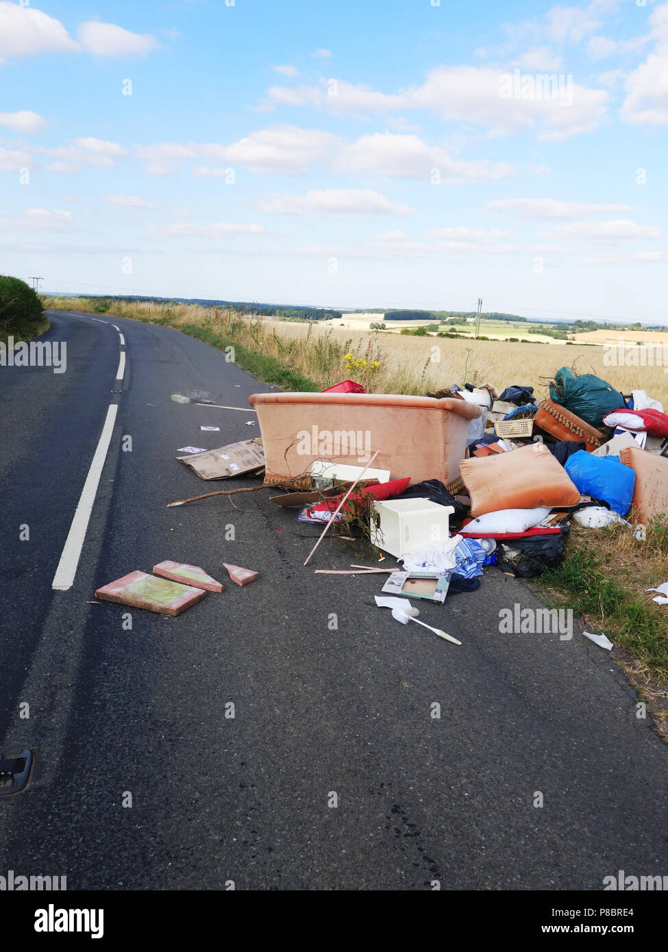 Lorry Tipping On Landfill High Resolution Stock Photography and Images ...