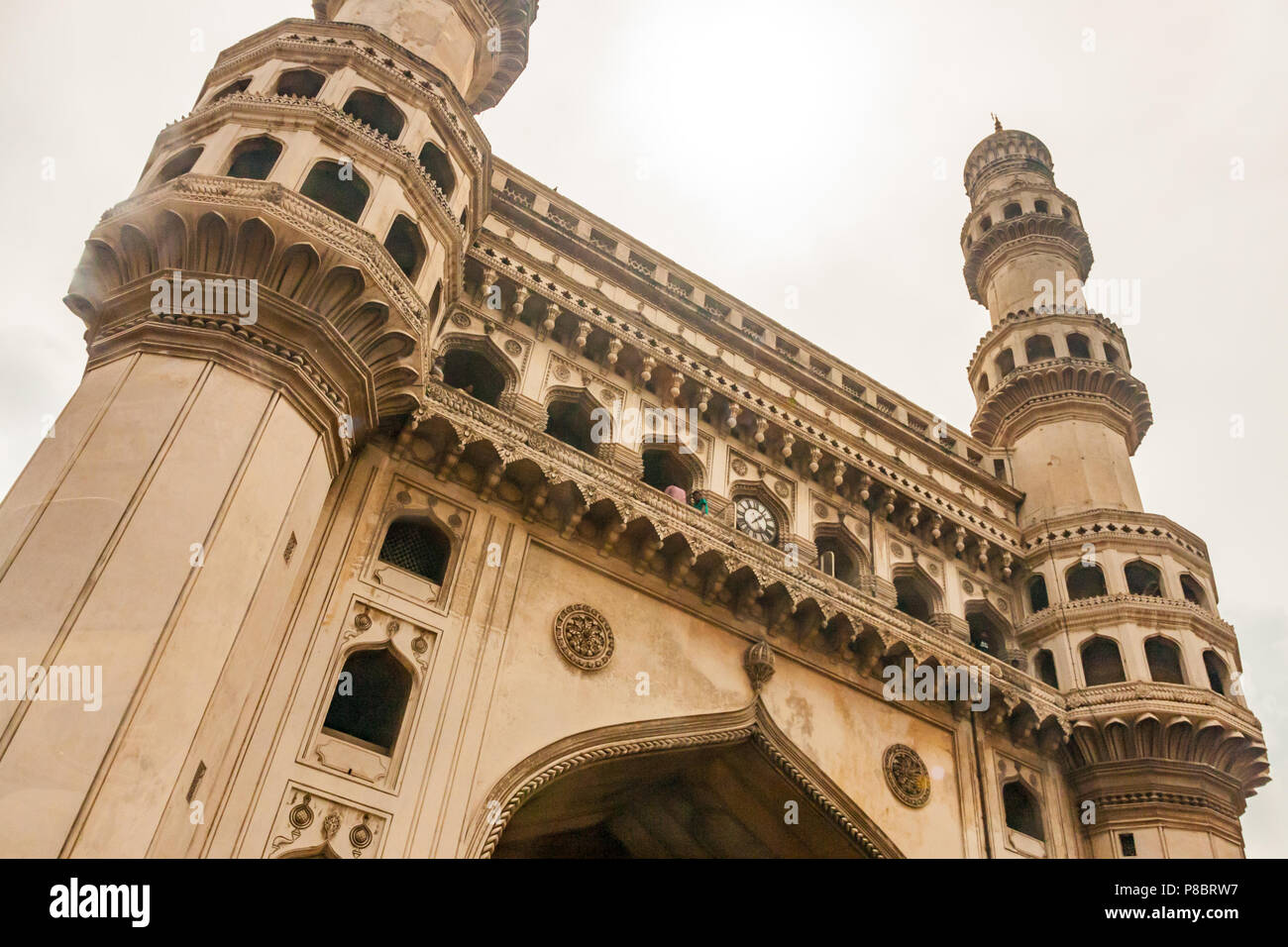 The Charminar, constructed in 1591, is a monument and mosque located in ...