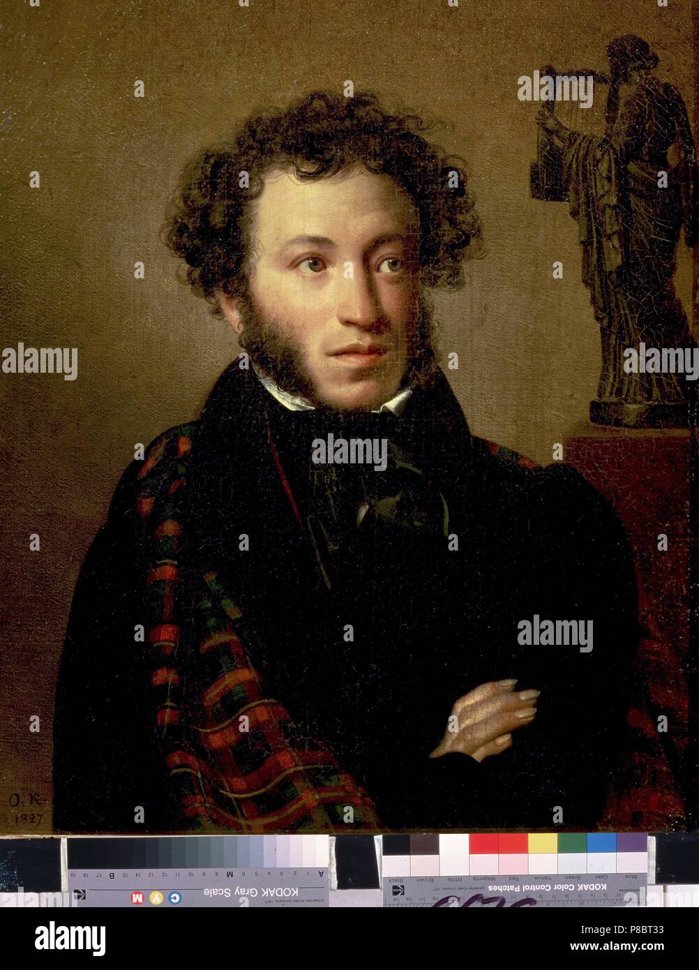 Pushkin portrait by orest kiprensky hi-res stock photography and images ...